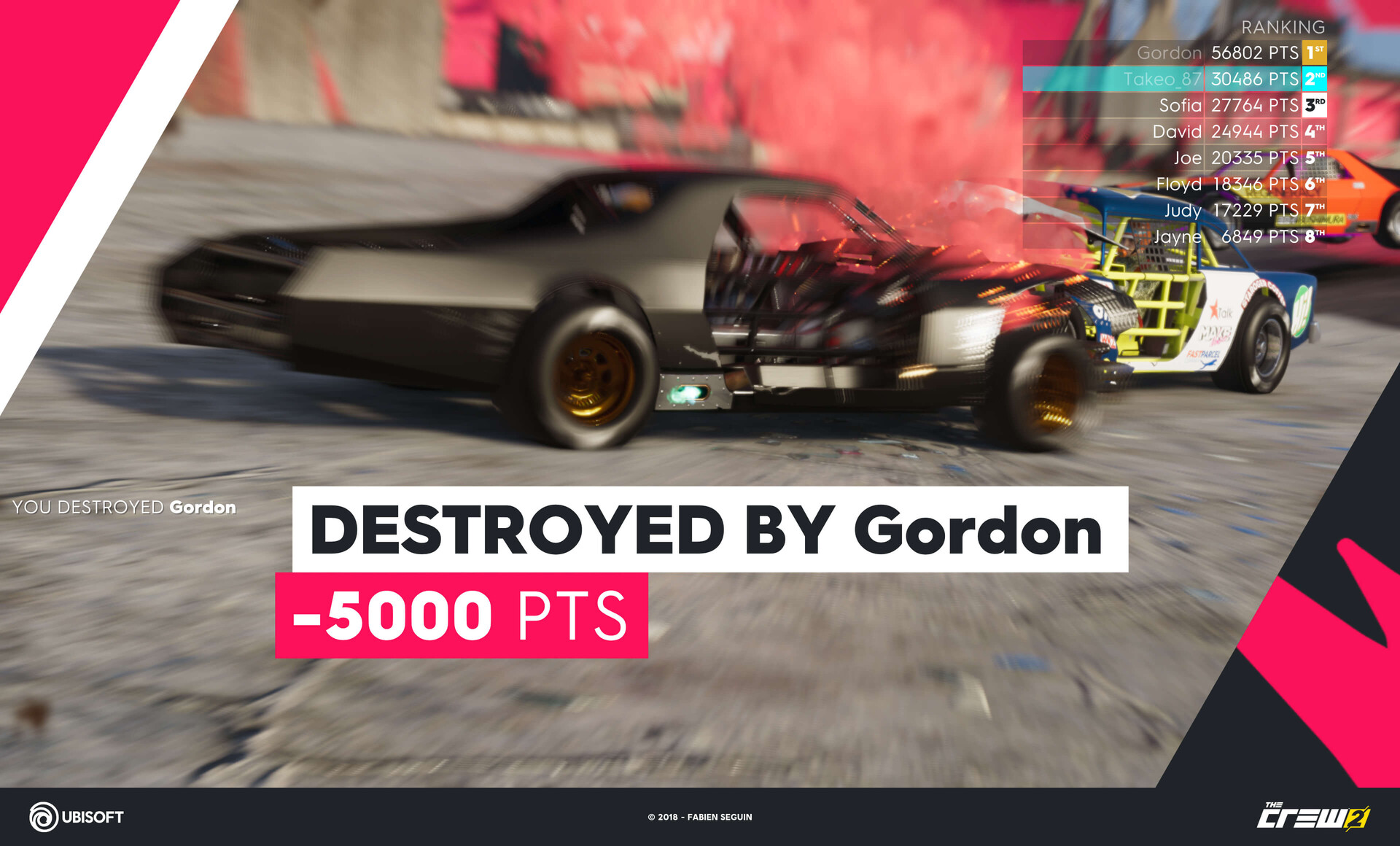 Fabien Seguin - The Crew 2 // Demolition Derby - HUD