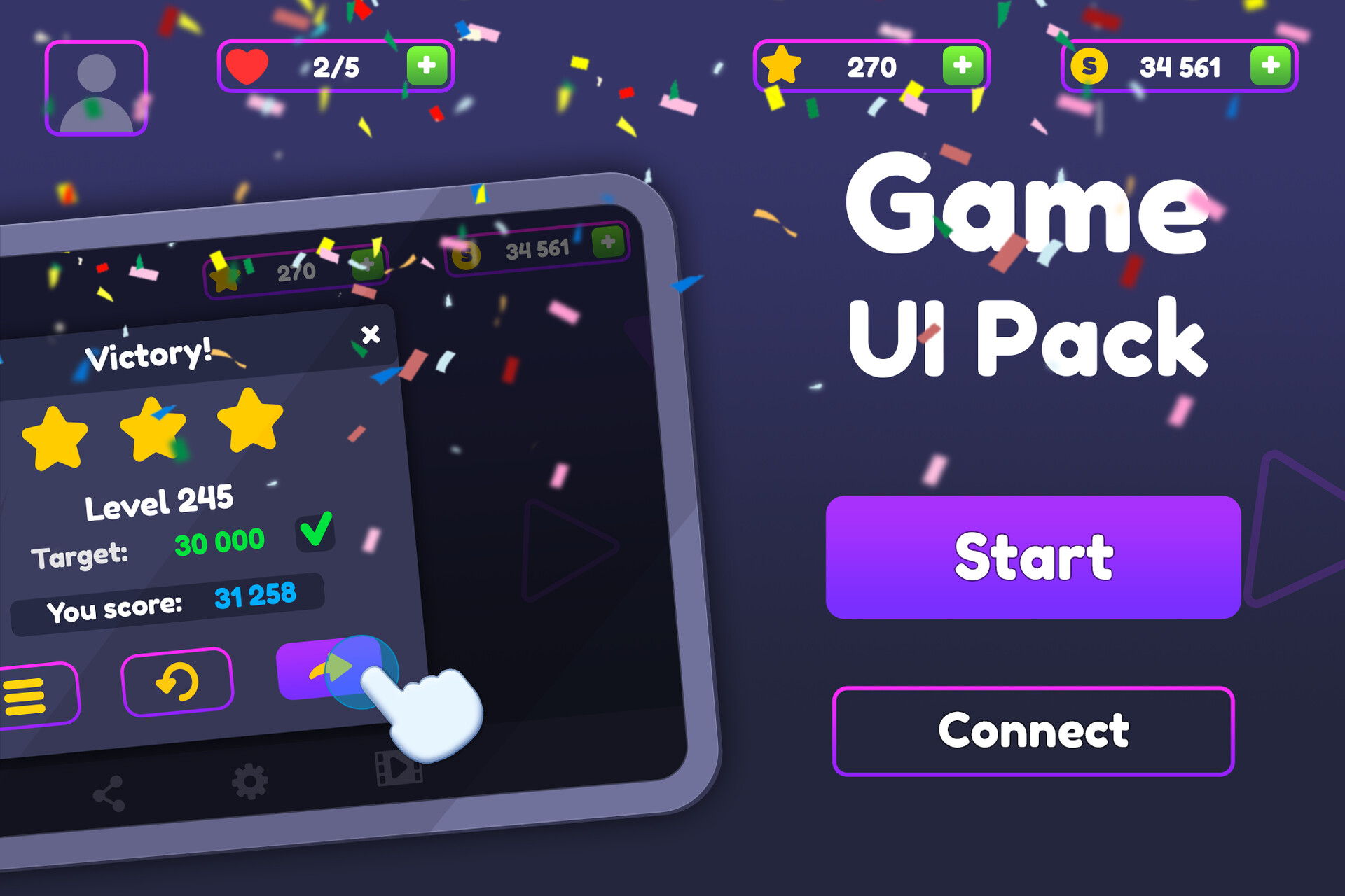 ArtStation - Flat GUI Pack