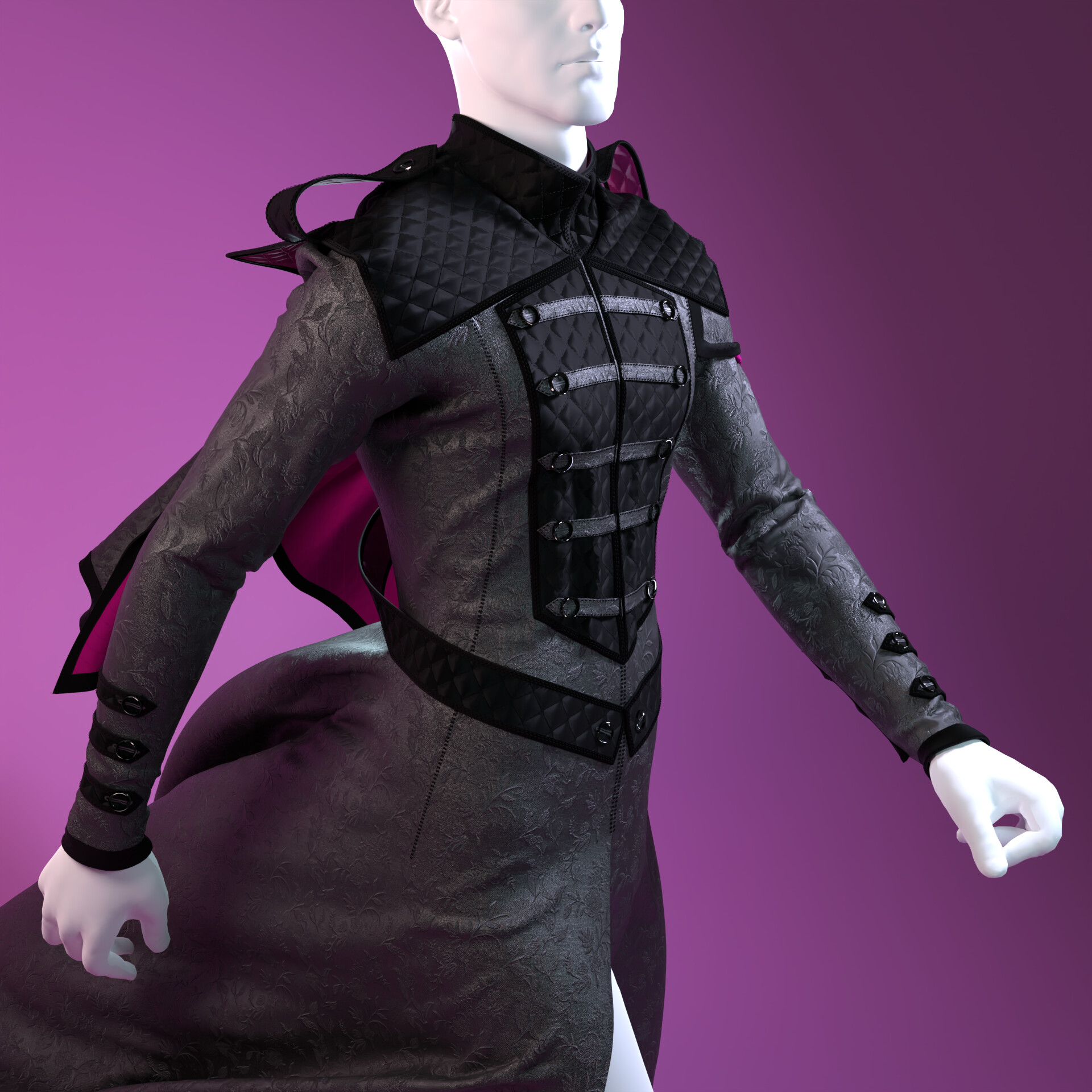 ArtStation - Dark Fantasy Coat