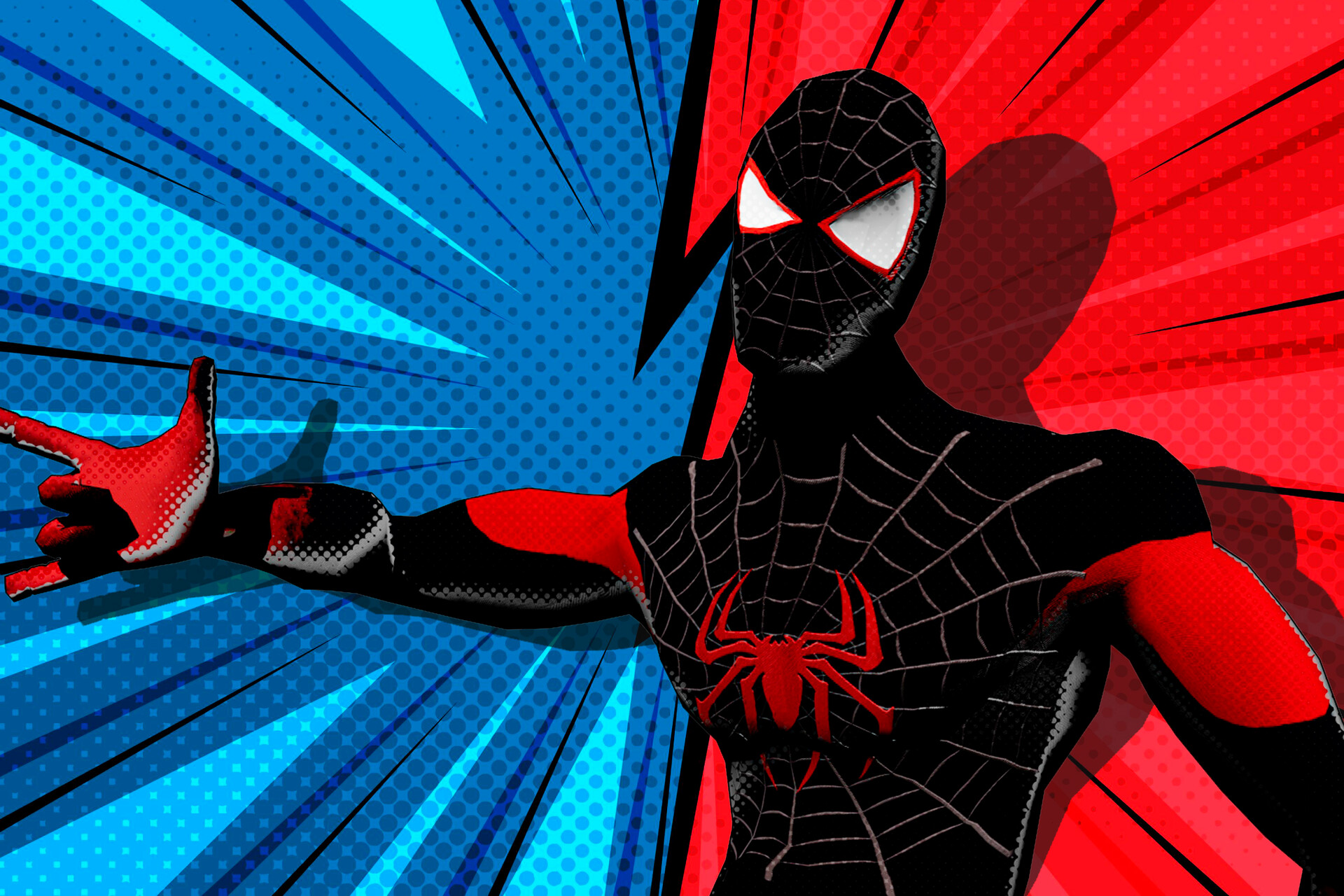ArtStation - spiderman SHADING 3D