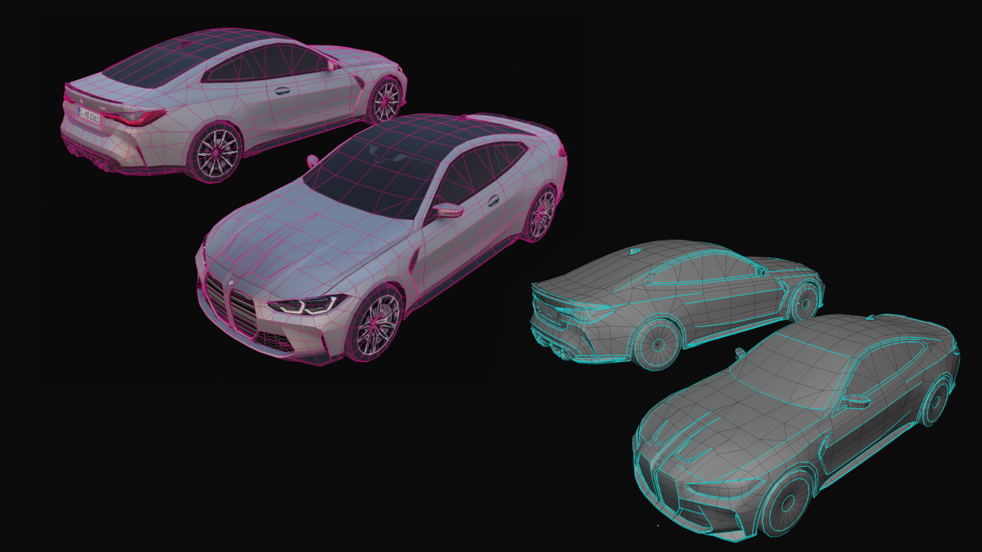 Sirocc - Low Poly 2021 BMW M4