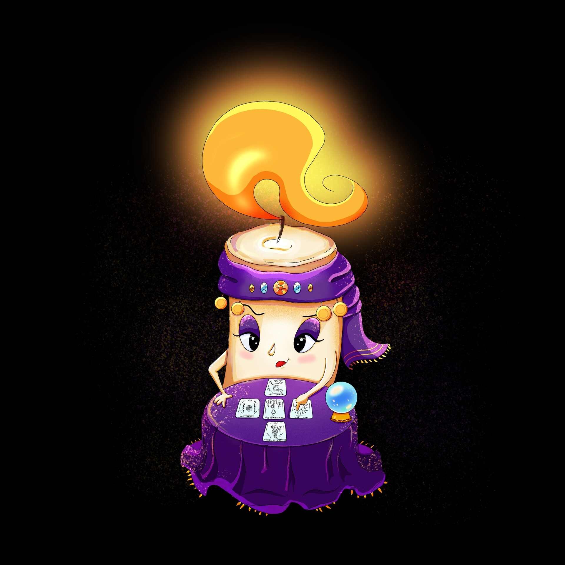 ArtStation - Candle the girl