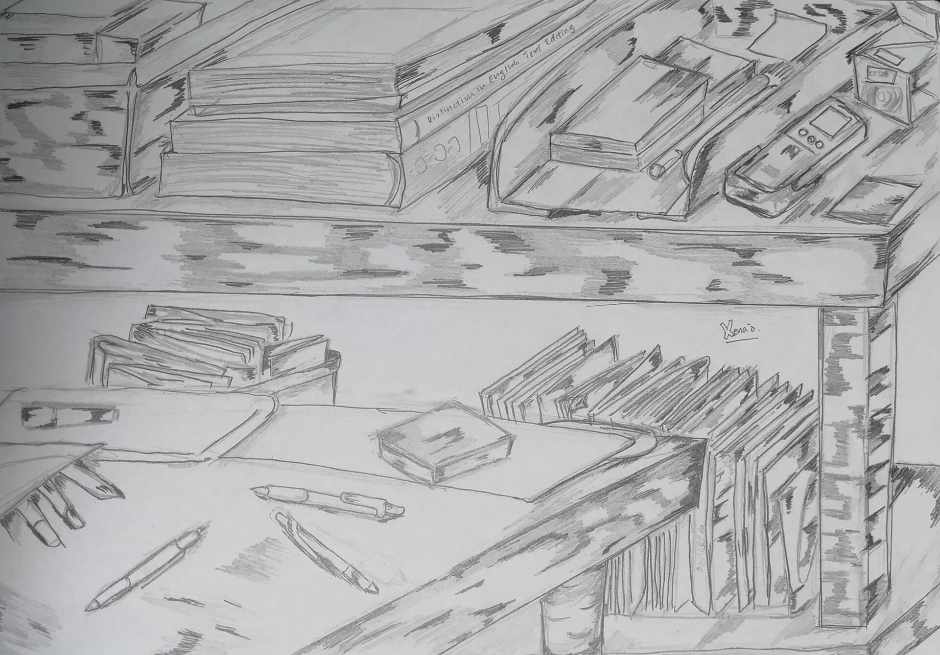 ArtStation - Shelf Drawing (Observational)