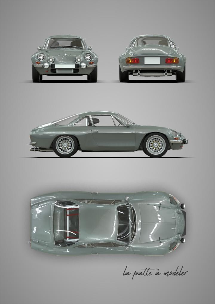 LA PATTE A MODELER - Alpine A110