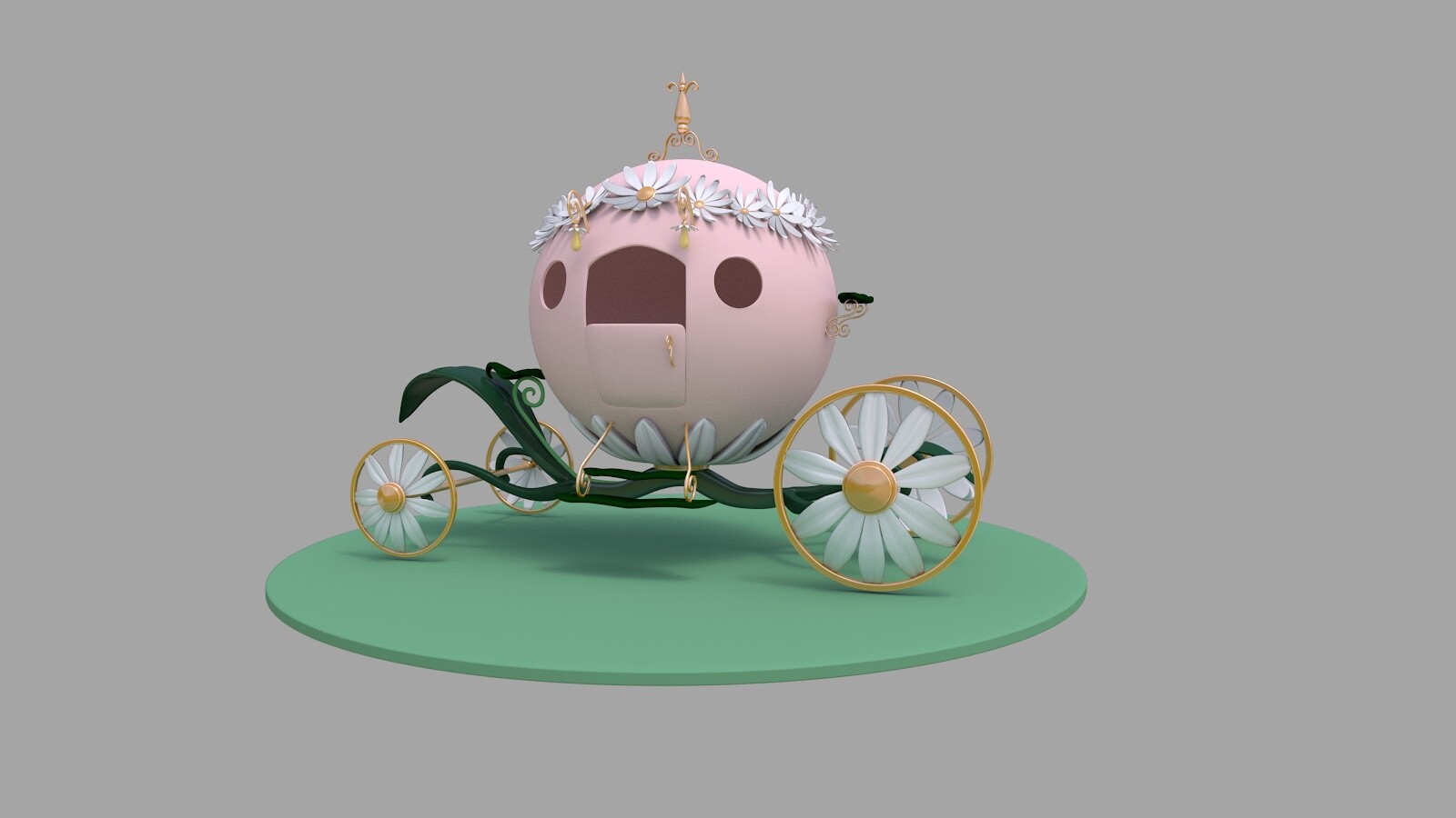 ArtStation - Flower carriage