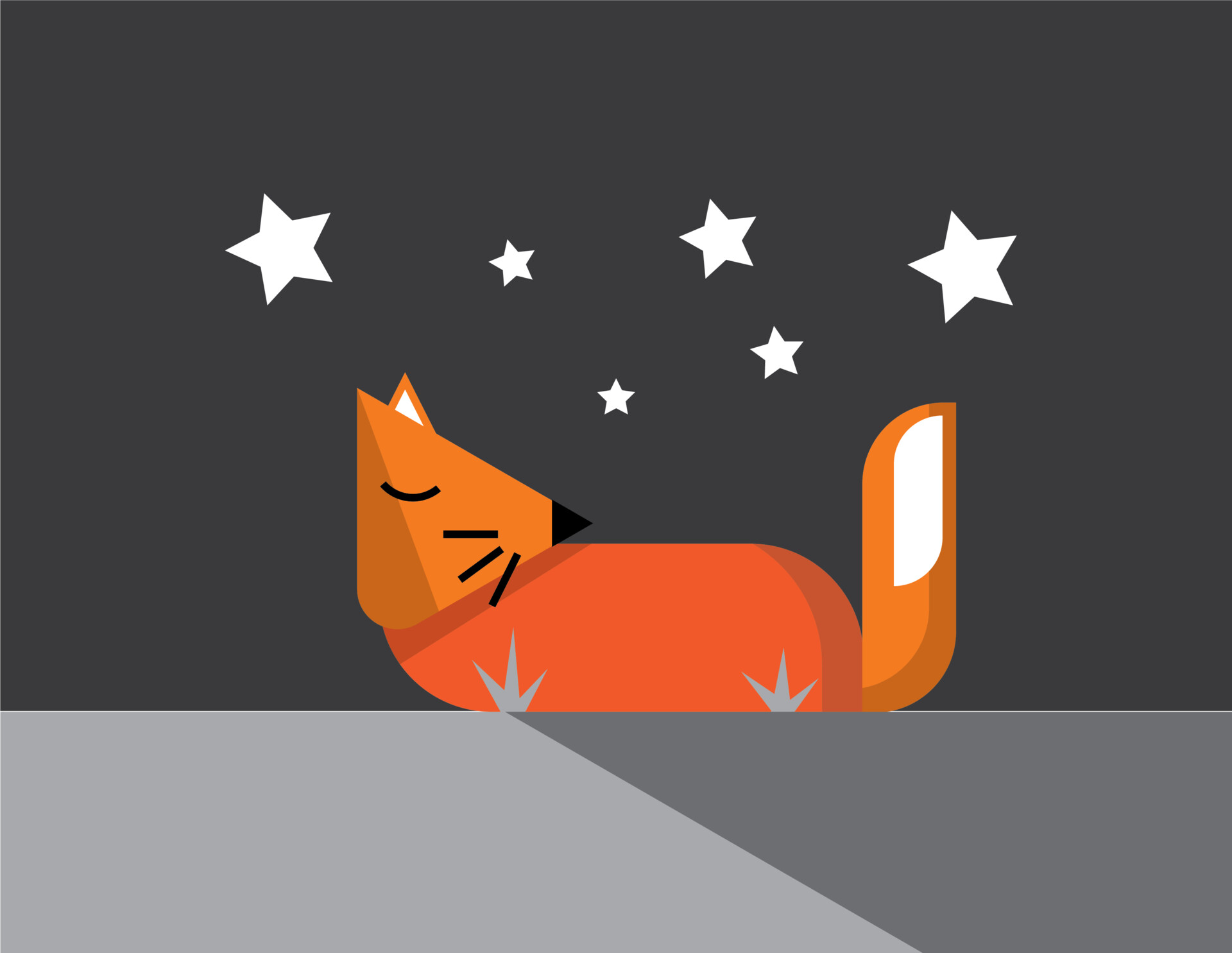 ArtStation - Sleeping Fox