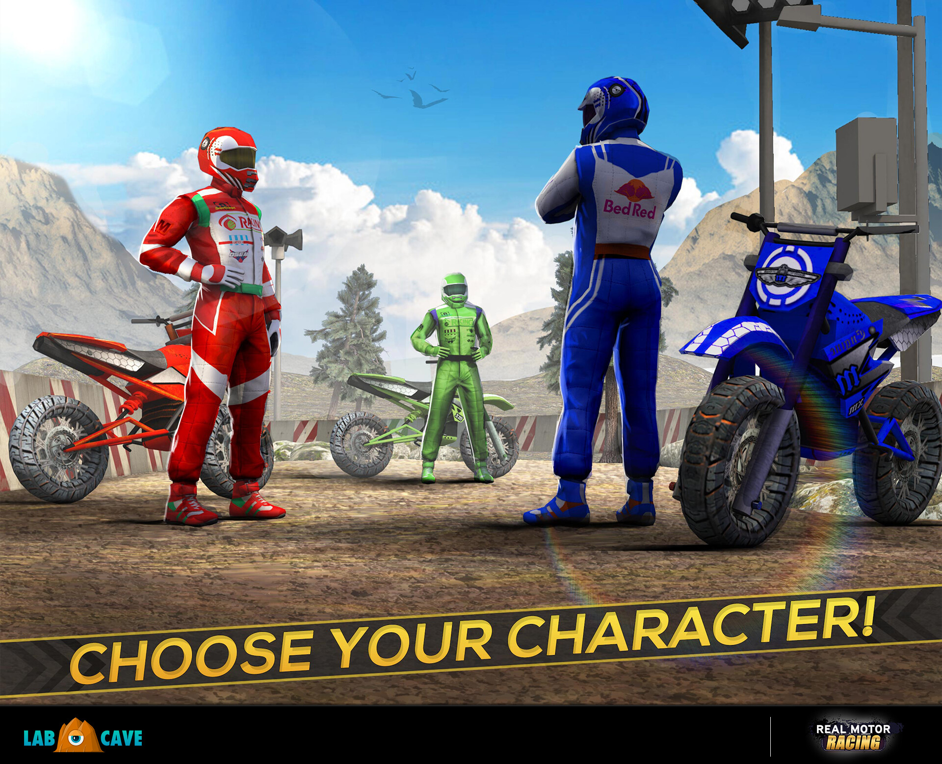 LAB CAVE - Motorbike Apps - CRO assets for Google Play and iTunes Connect