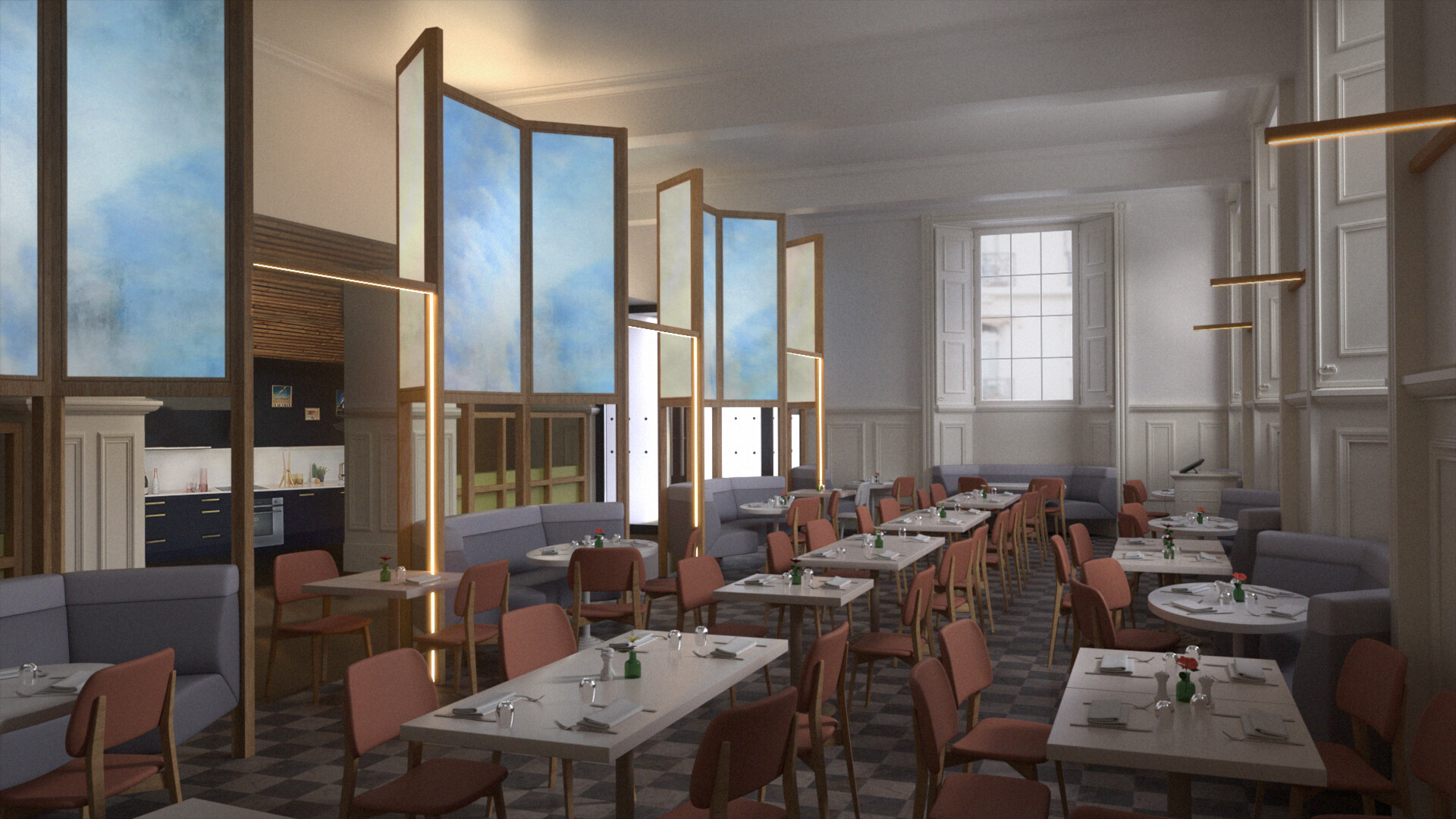 ArtStation - Architectural - Restaurant