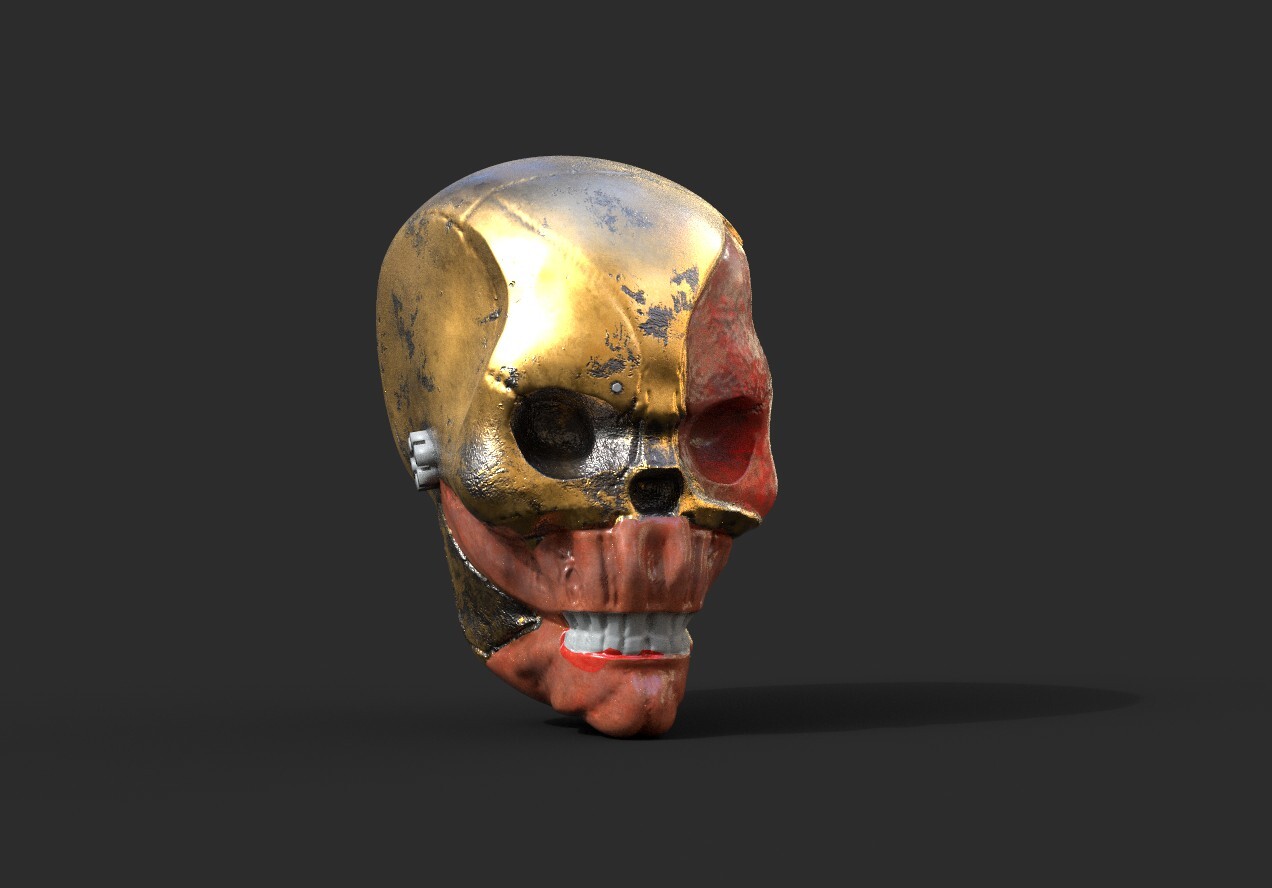 ArtStation - Metal Skull