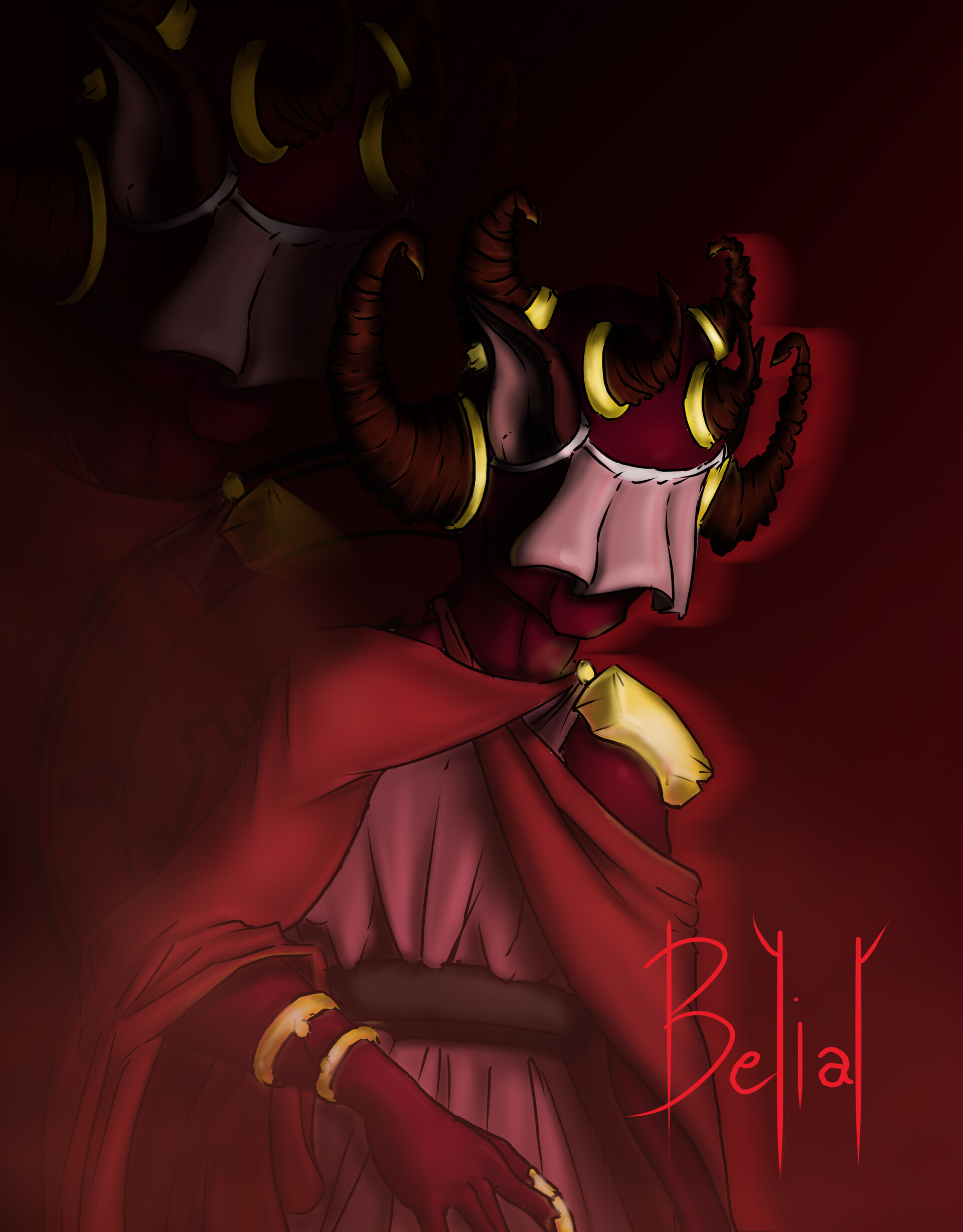 ArtStation - Demons show (Belial)