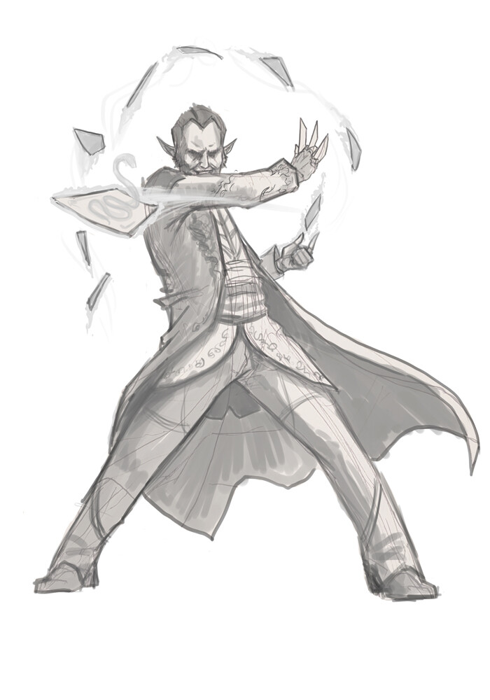 Justin Usher - Character Design - Cartomancer