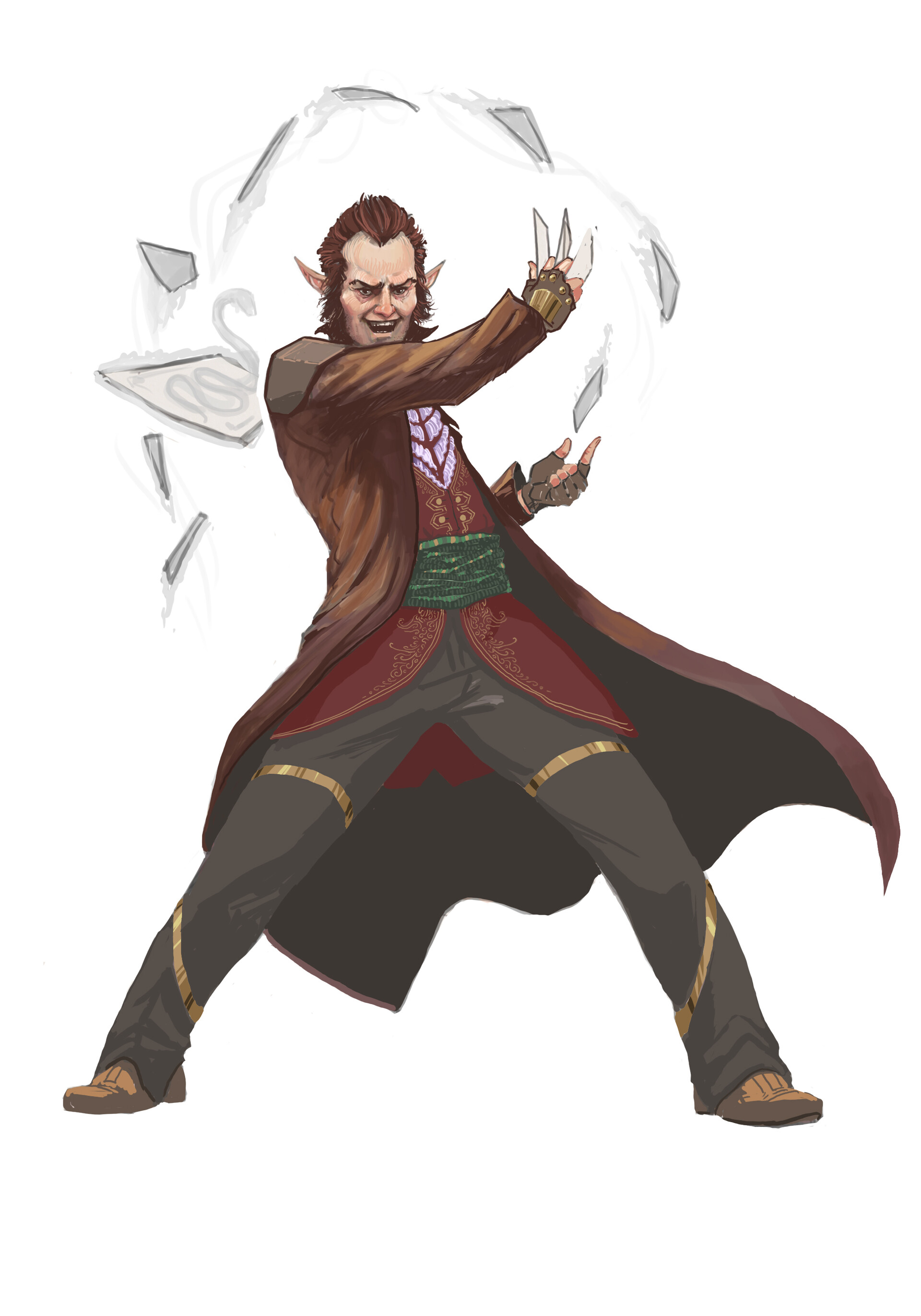 Justin Usher - Character Design - Cartomancer