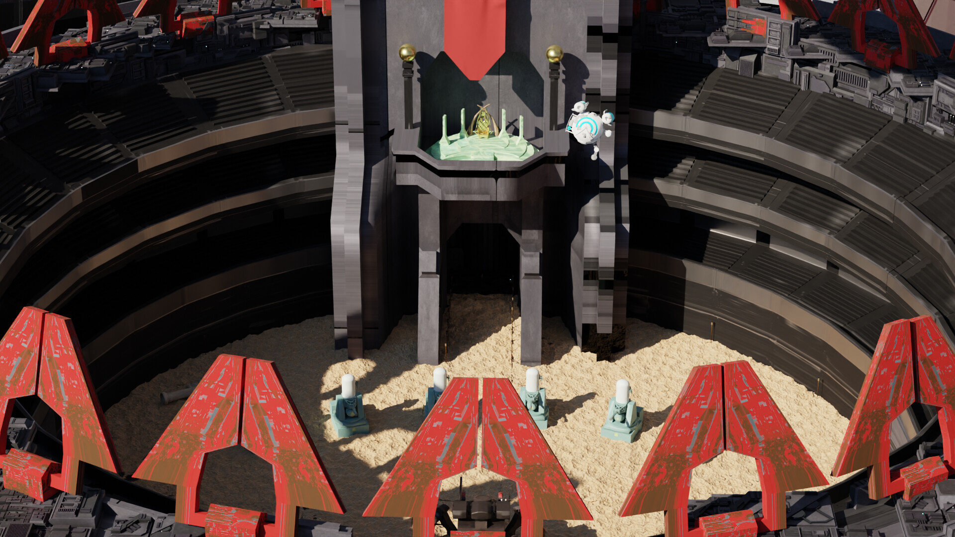 ArtStation - Coliseum of the Dark Future - Group Project