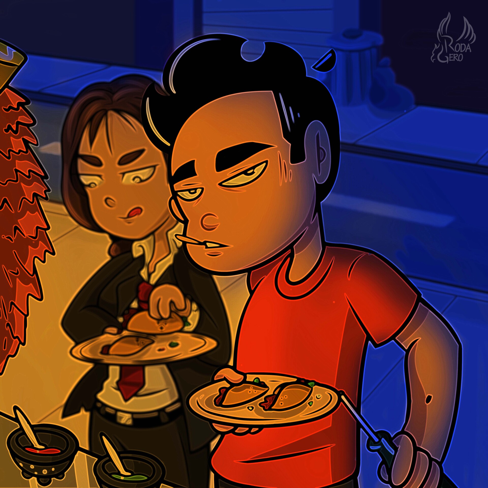 ArtStation - Comiendo tacos