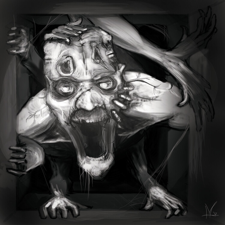 ArtStation - Skintaker, It Crawled through the Vents.