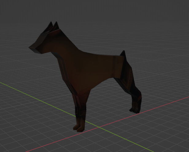 ArtStation - 3D modelling dog