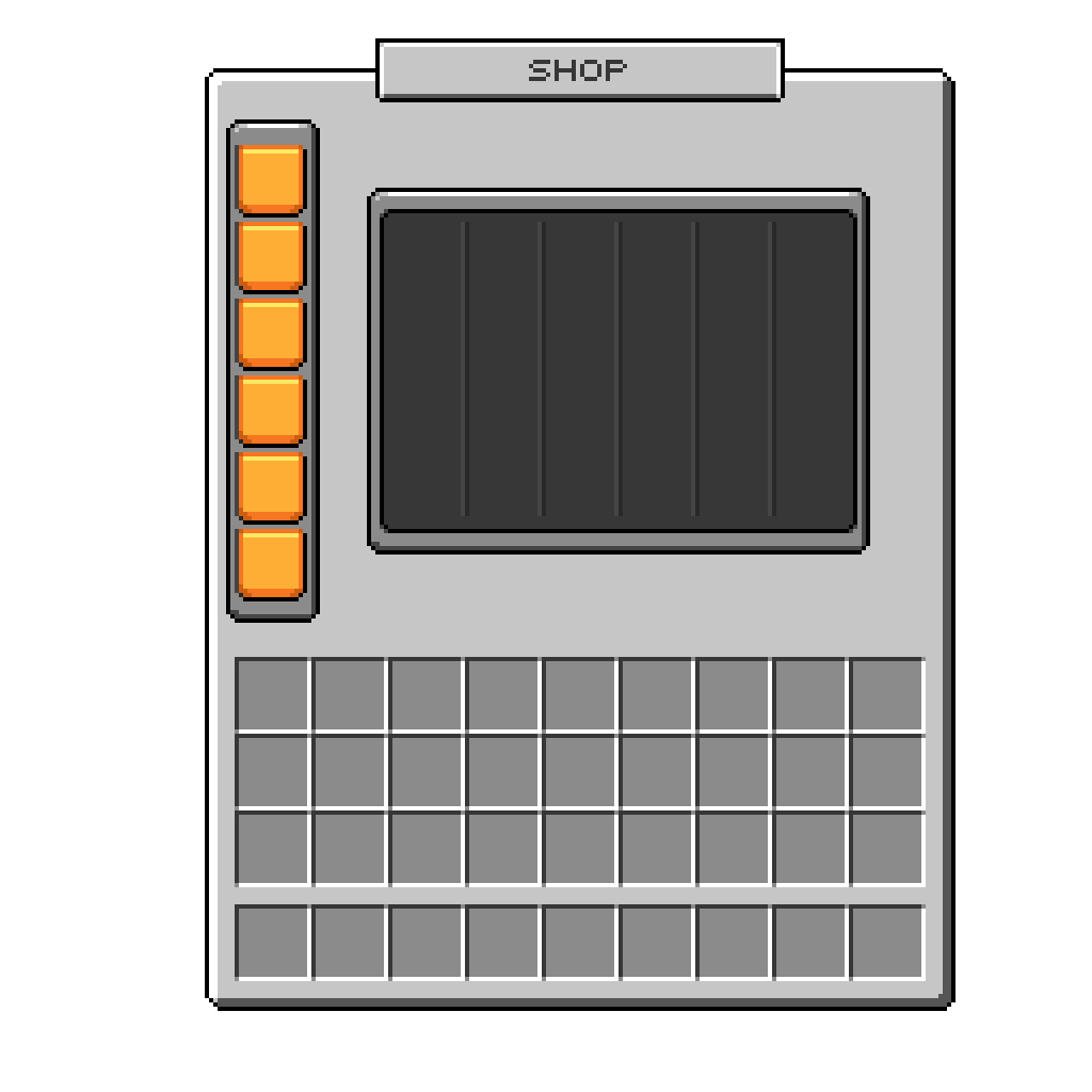 ArtStation - Minecraft Shop Menu