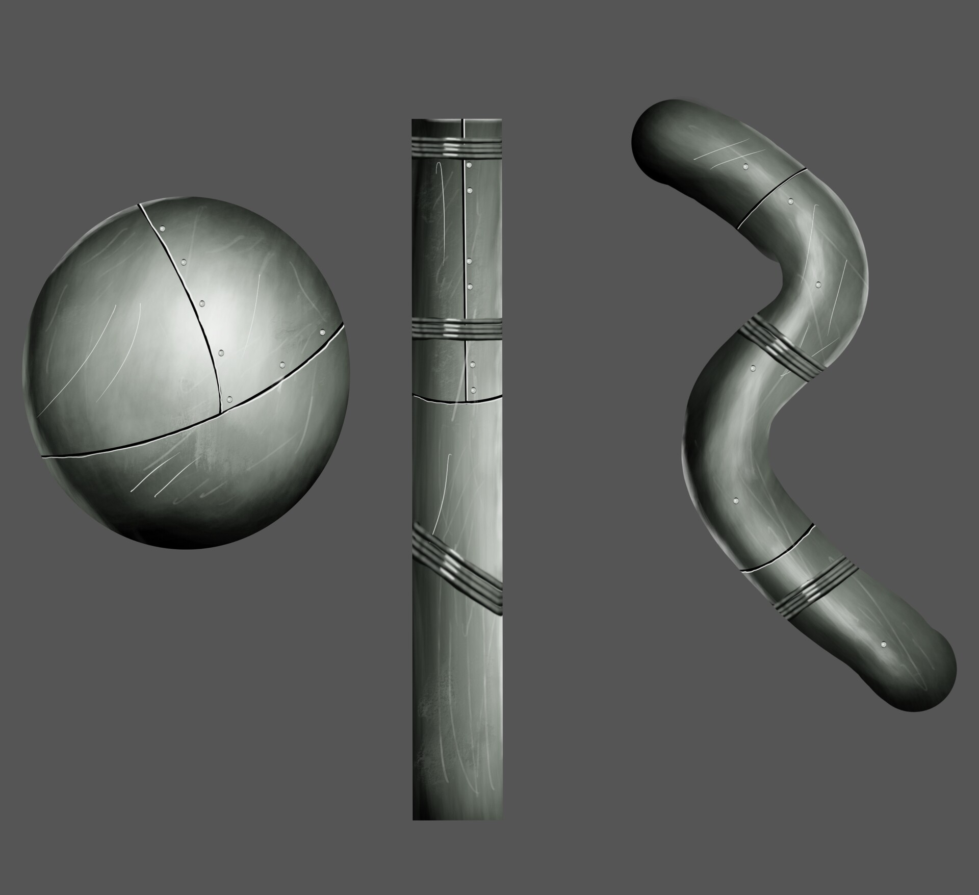 ArtStation - Metal rendering