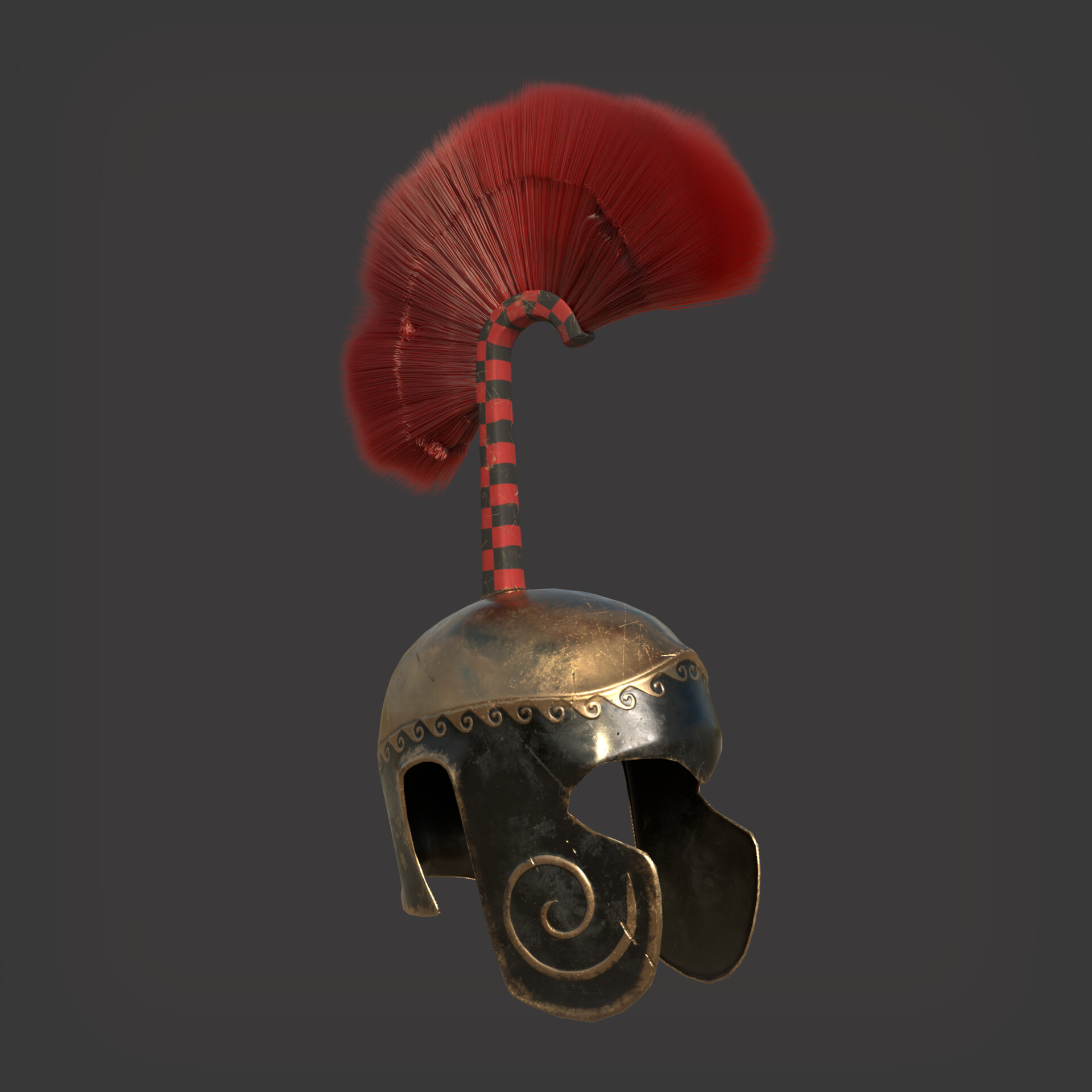 ArtStation - Greek helmet