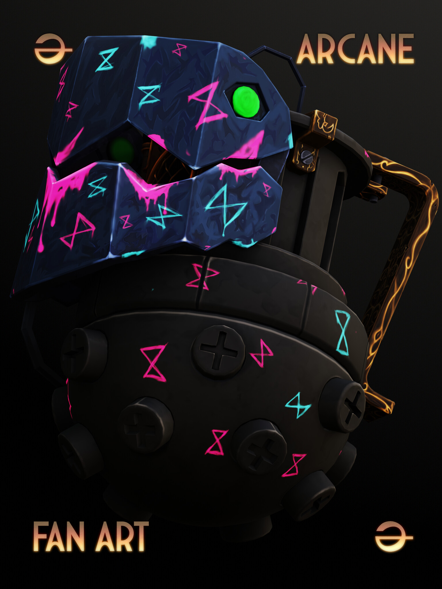 ArtStation - JINX GRENADE FAN ART