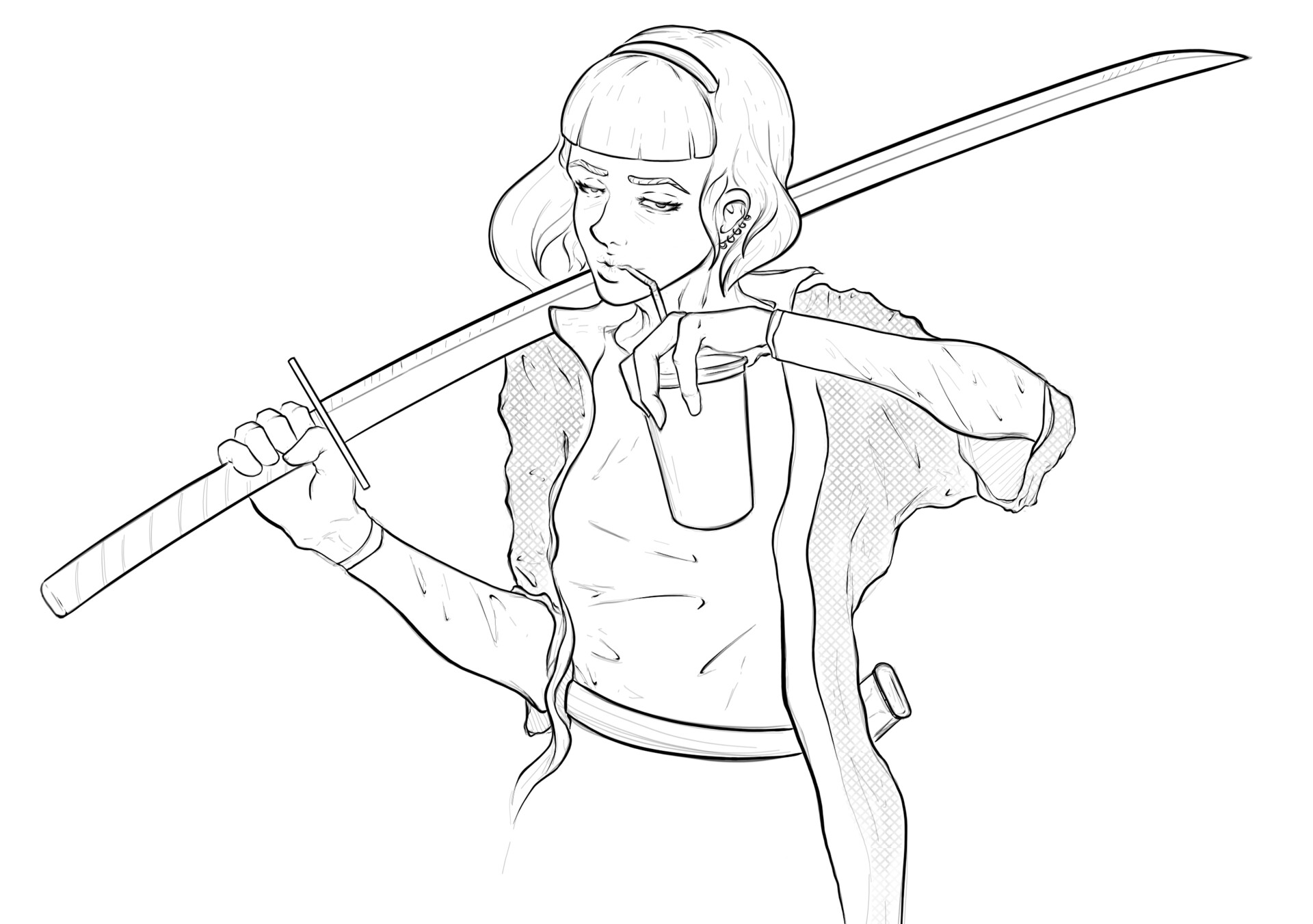 ArtStation - Modern Samurai