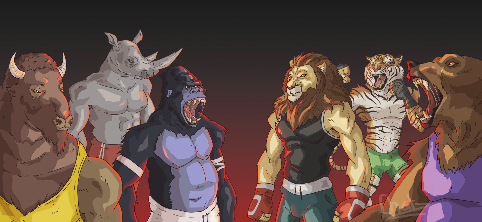 ArtStation - Animal Fighters