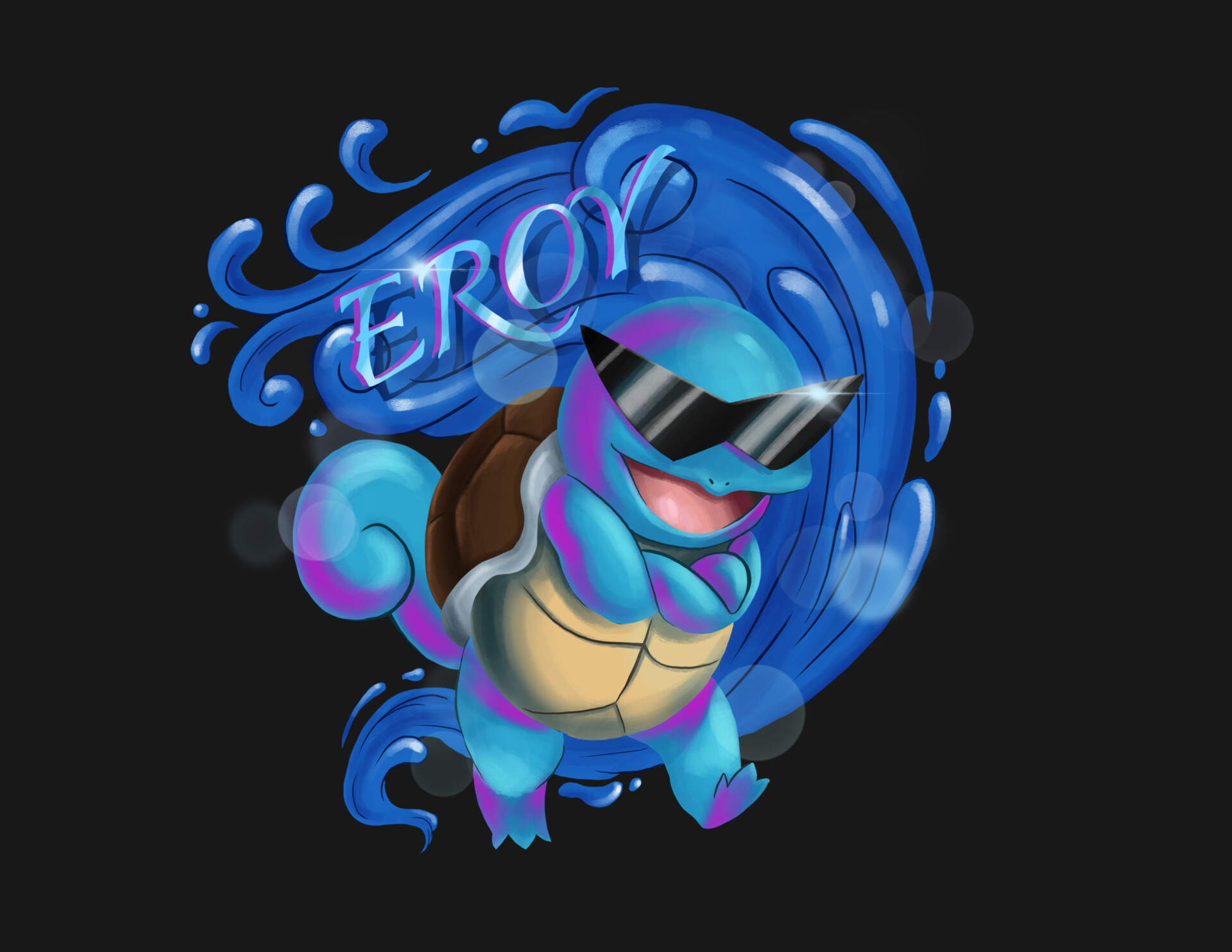 ArtStation - Squirtle commission artwork