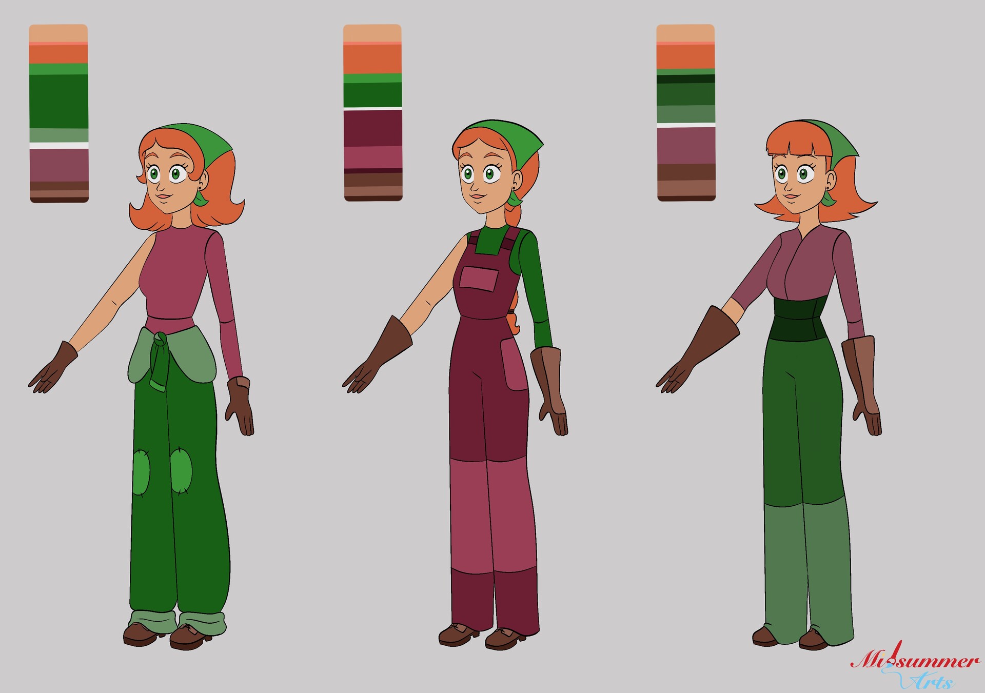 ArtStation - Ryn Concept Sheet