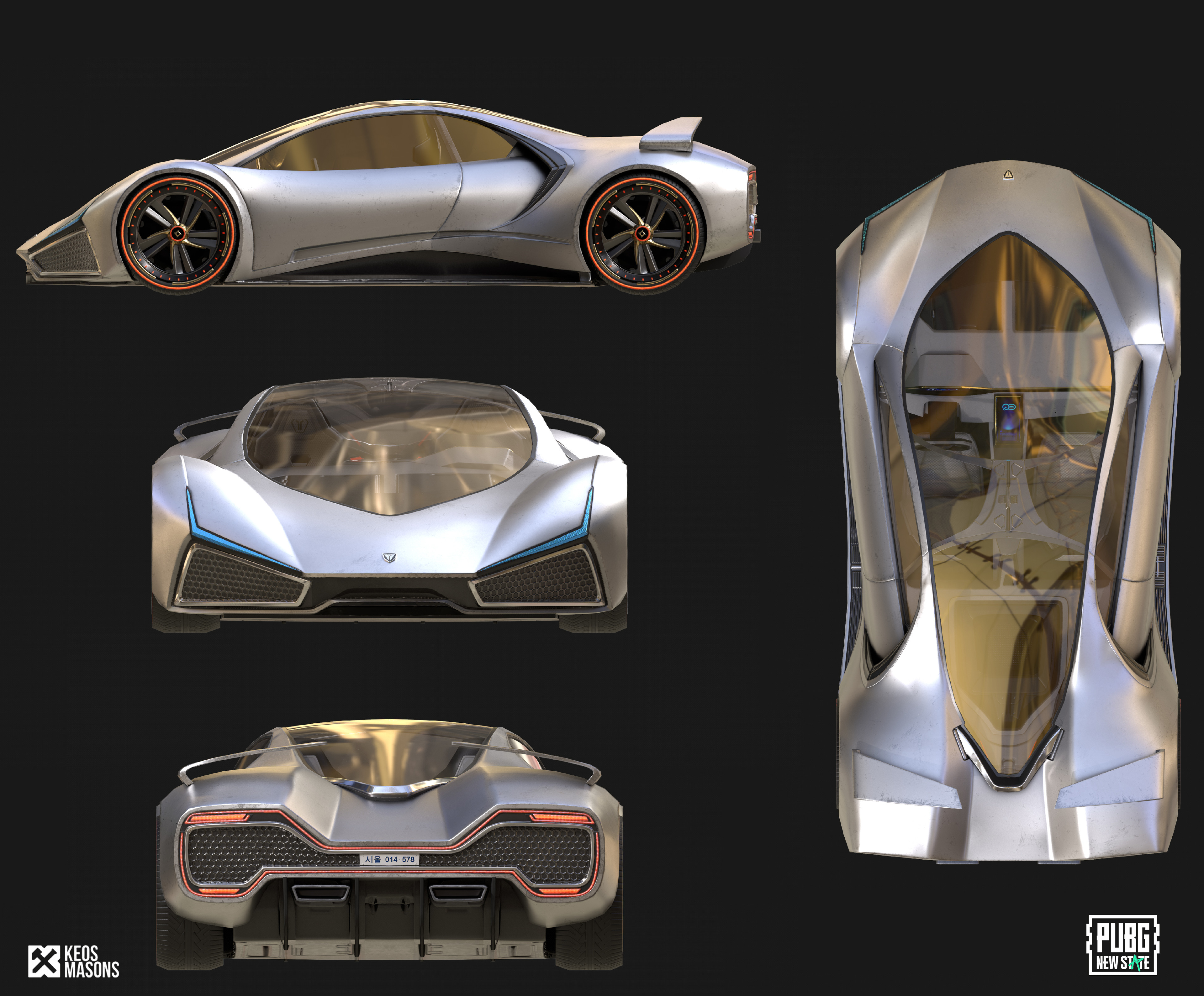 KEOS MASONS - PUBG New State - Super Car