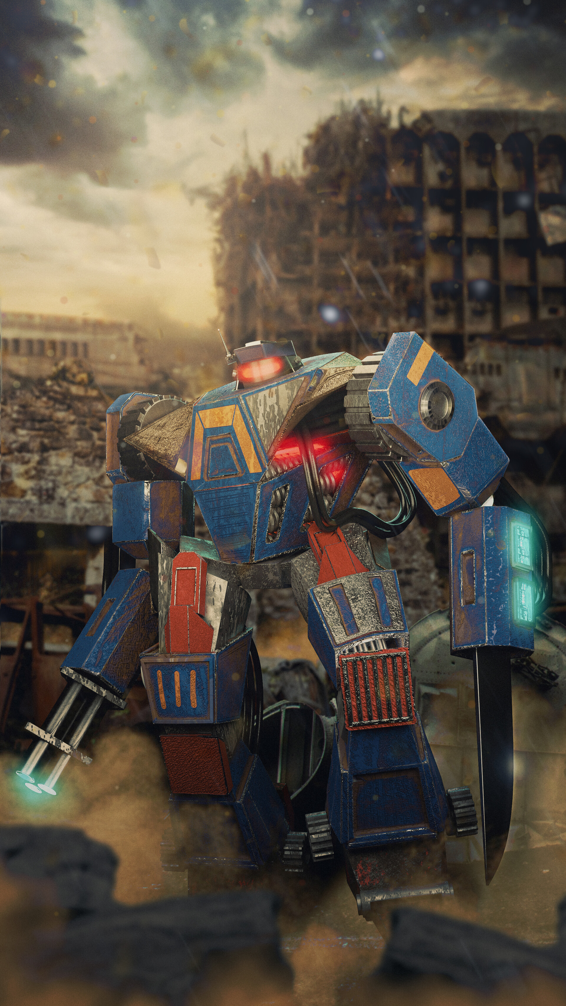 War Robot Concept Art