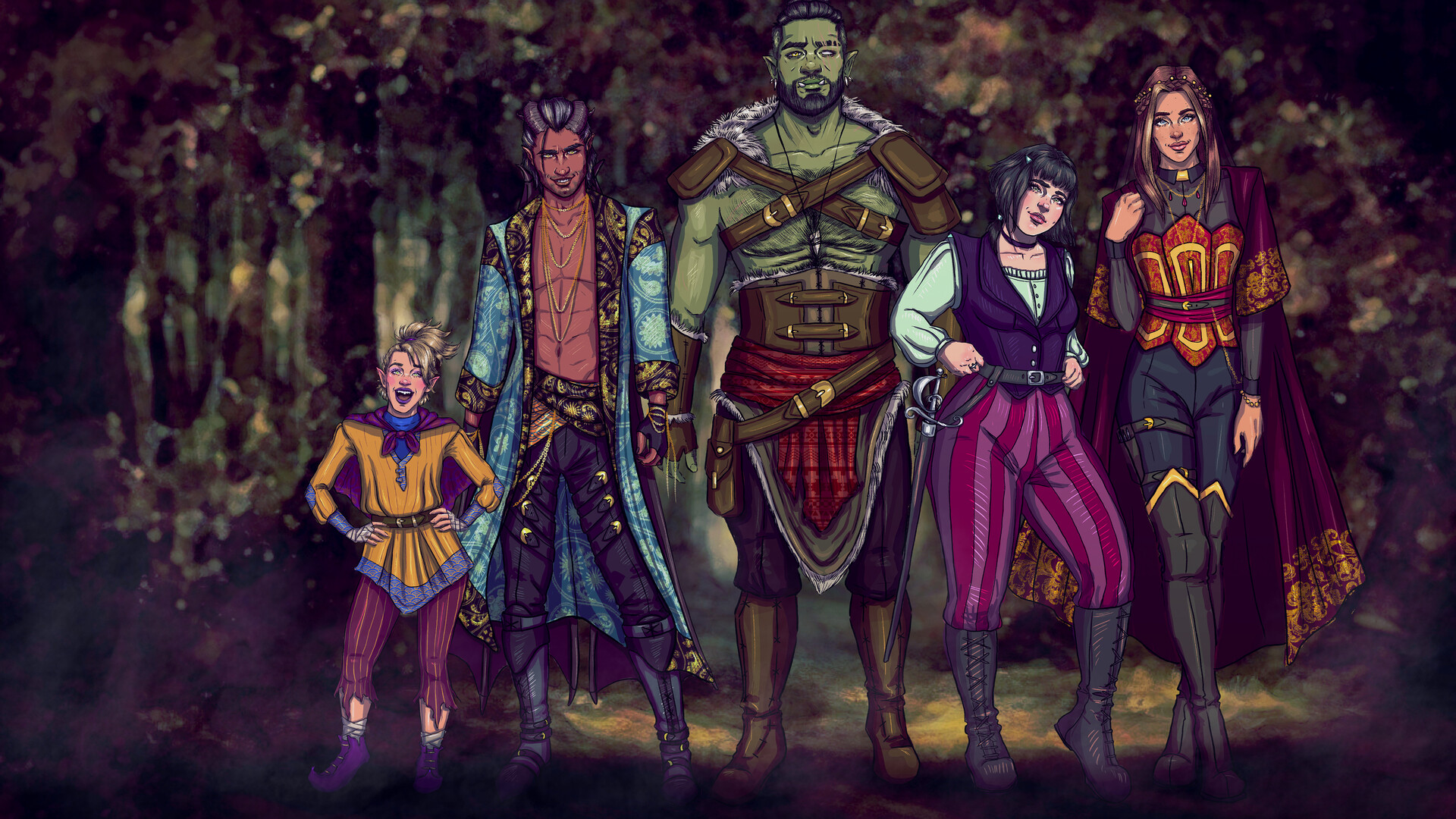 ArtStation - Concept: Fantasy Adventuring Party