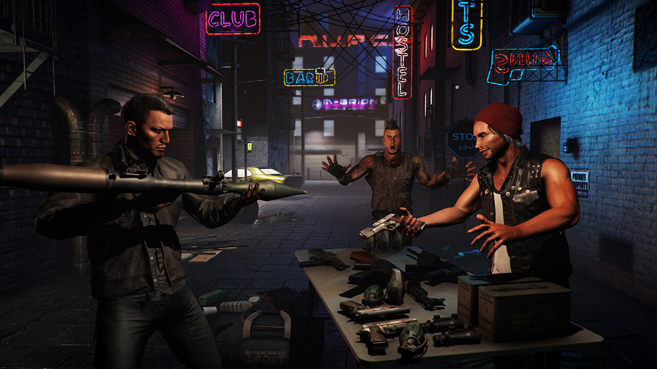 ArtStation - Back Alley Weapon Deal