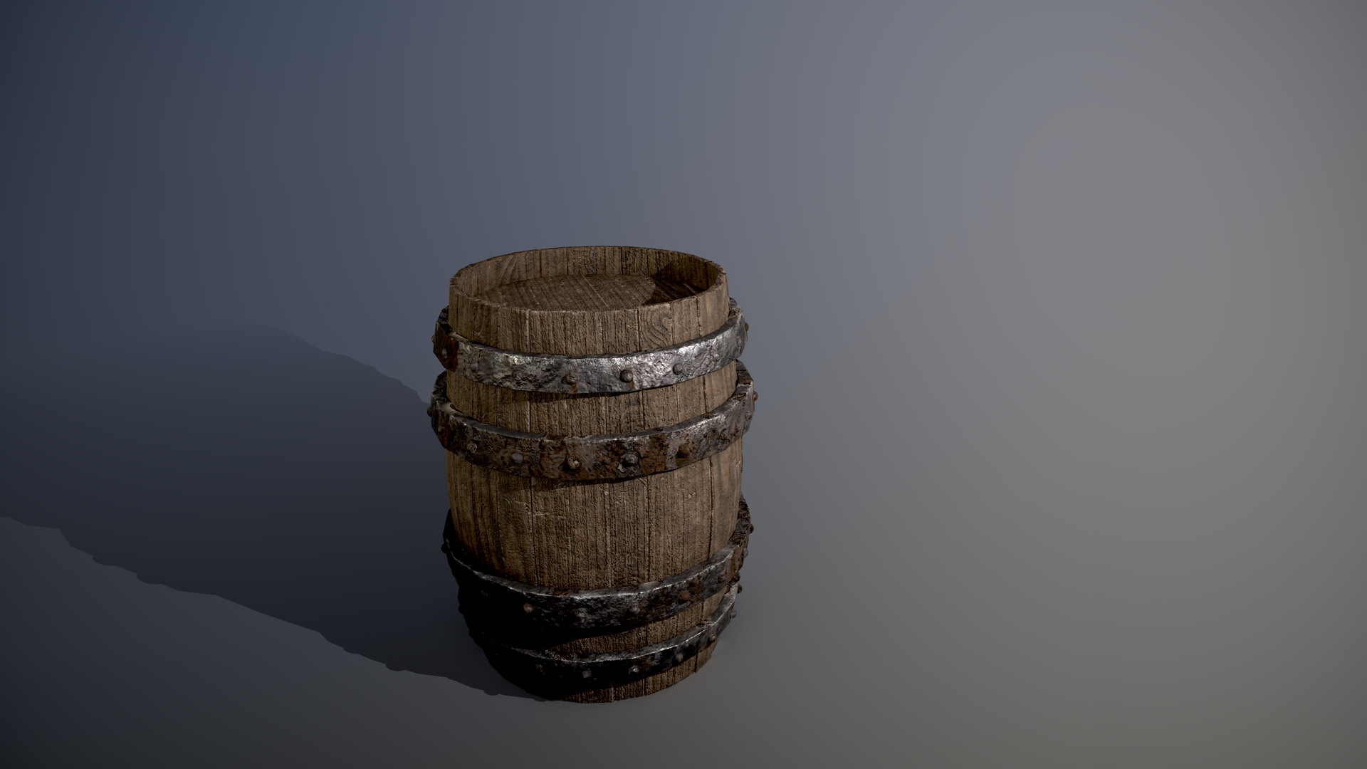 ArtStation - Barrel 3D Model
