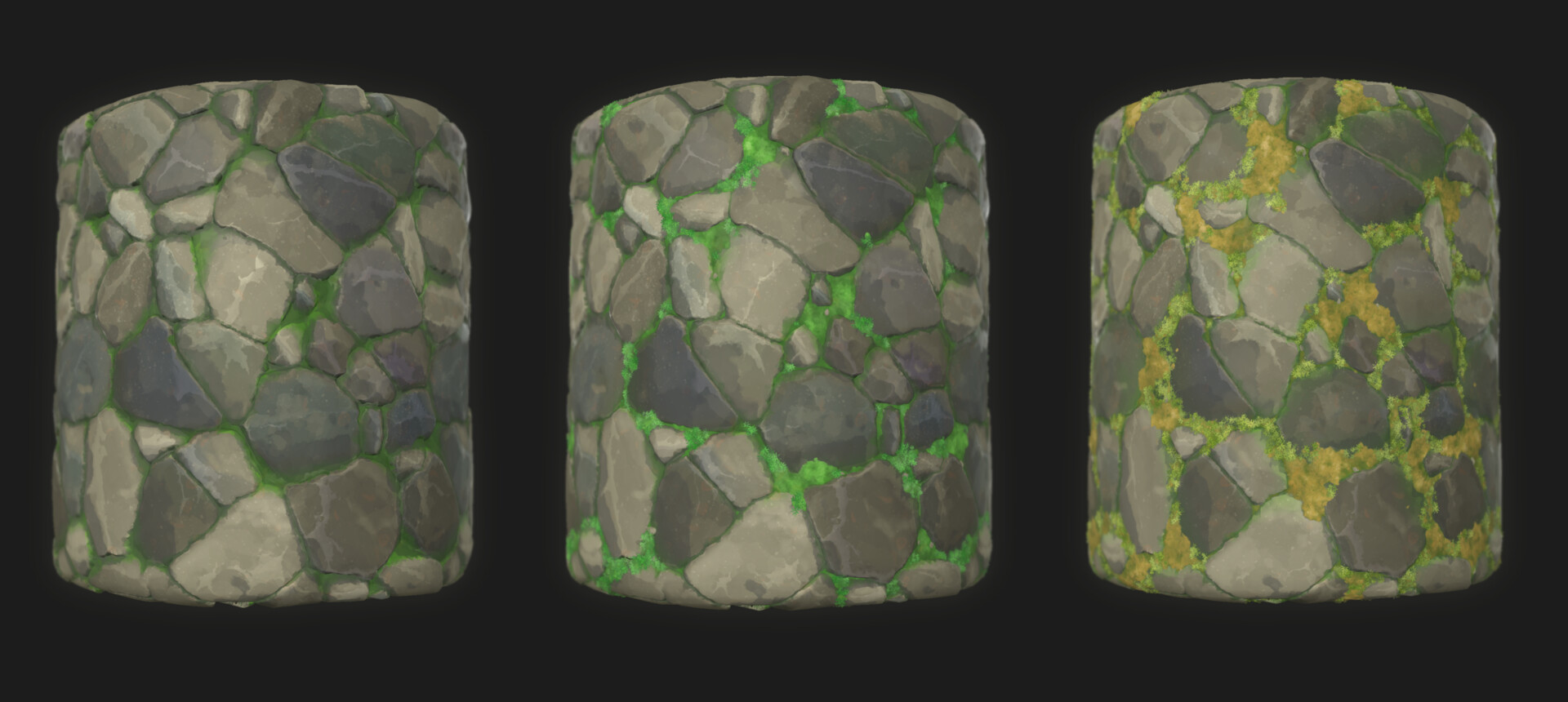 shiyue - Stylized Rock Ground Material--Substance Designer