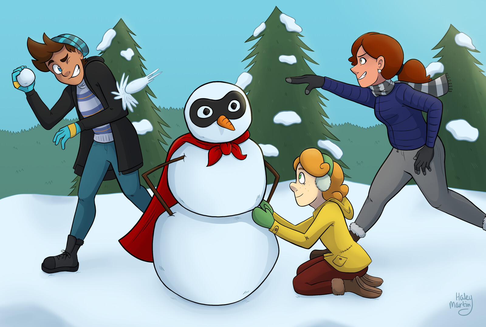 Haley Martin - Heroic Shenanigans Postcards