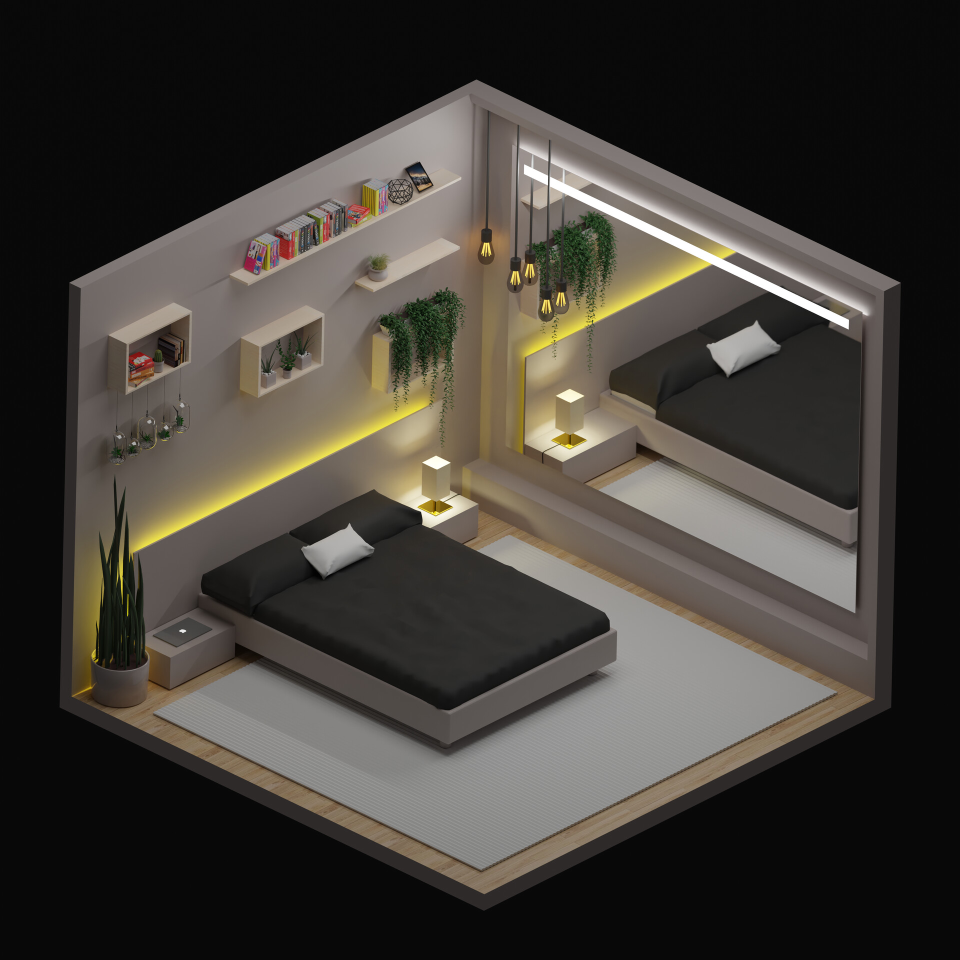 ArtStation - Isometric Rooms Collection
