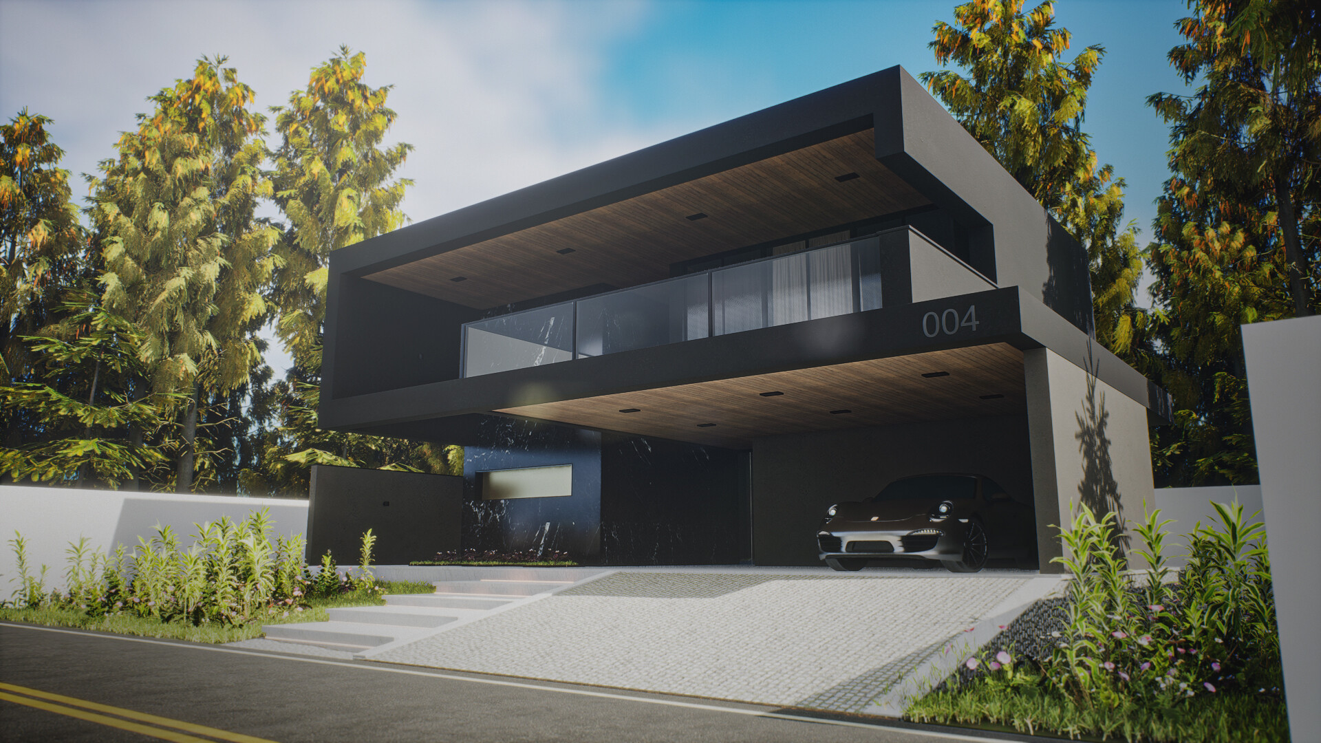 ArtStation - Architectural Visualization - Exterior House