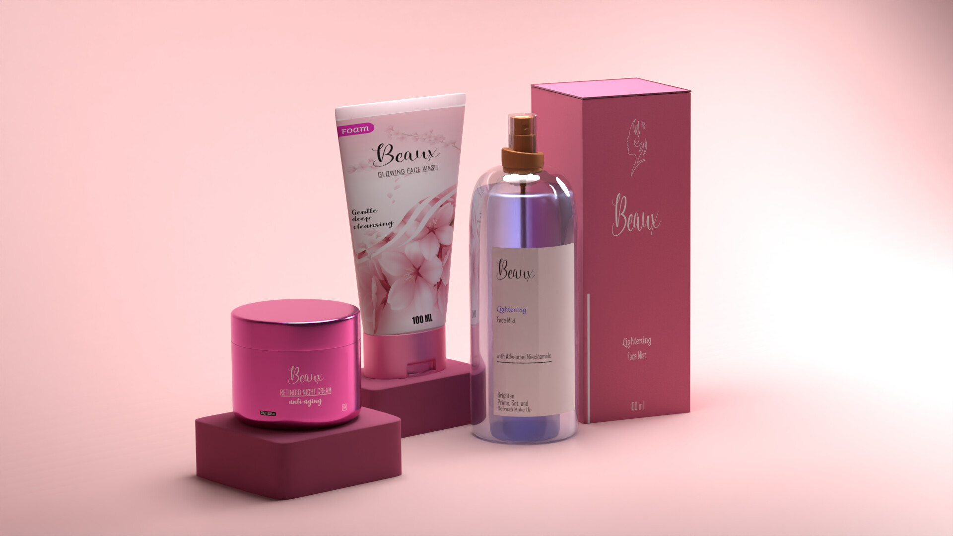 ArtStation - 3D Cosmetic Rendered