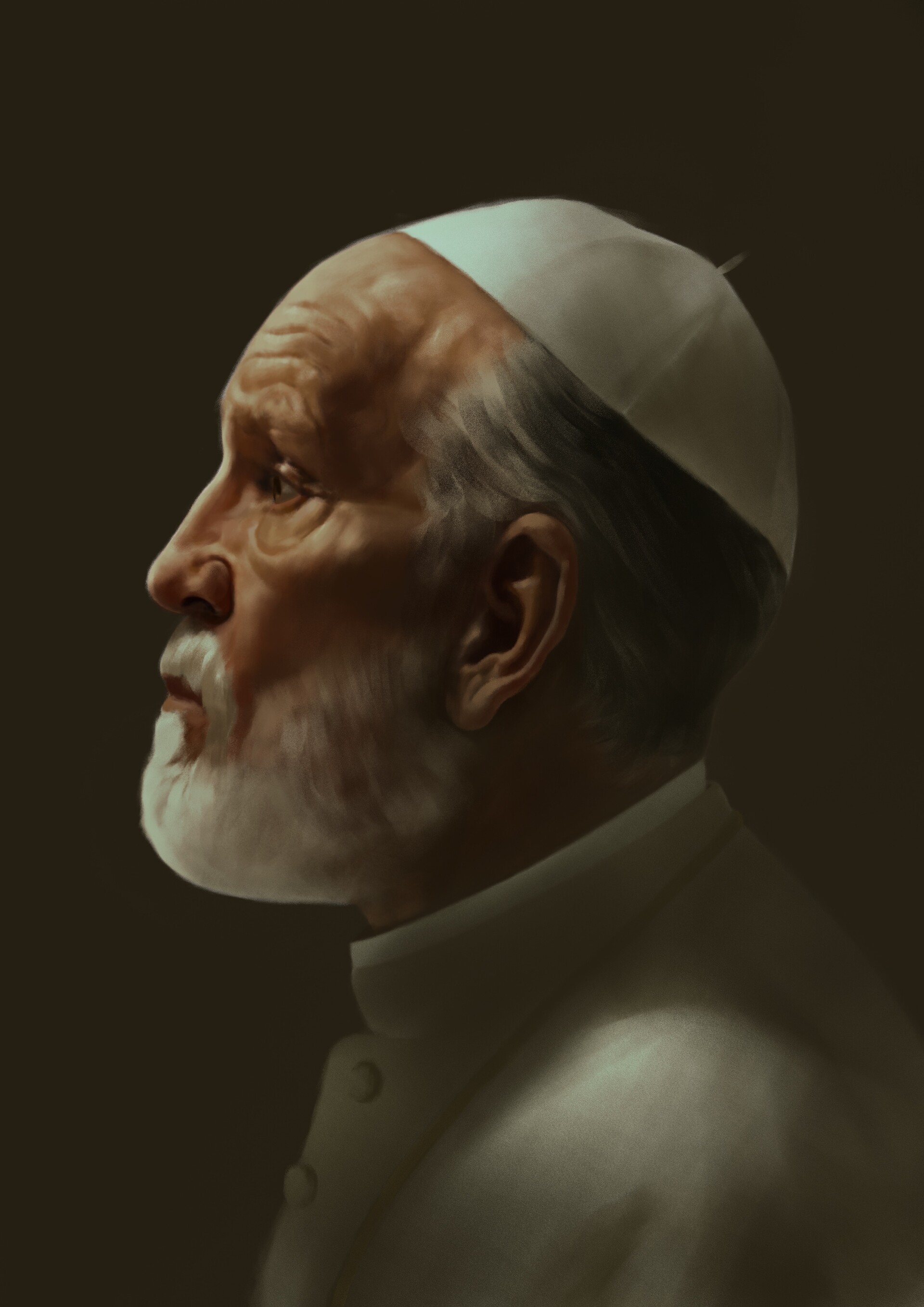 ArtStation - The New Pope, John Malkovich