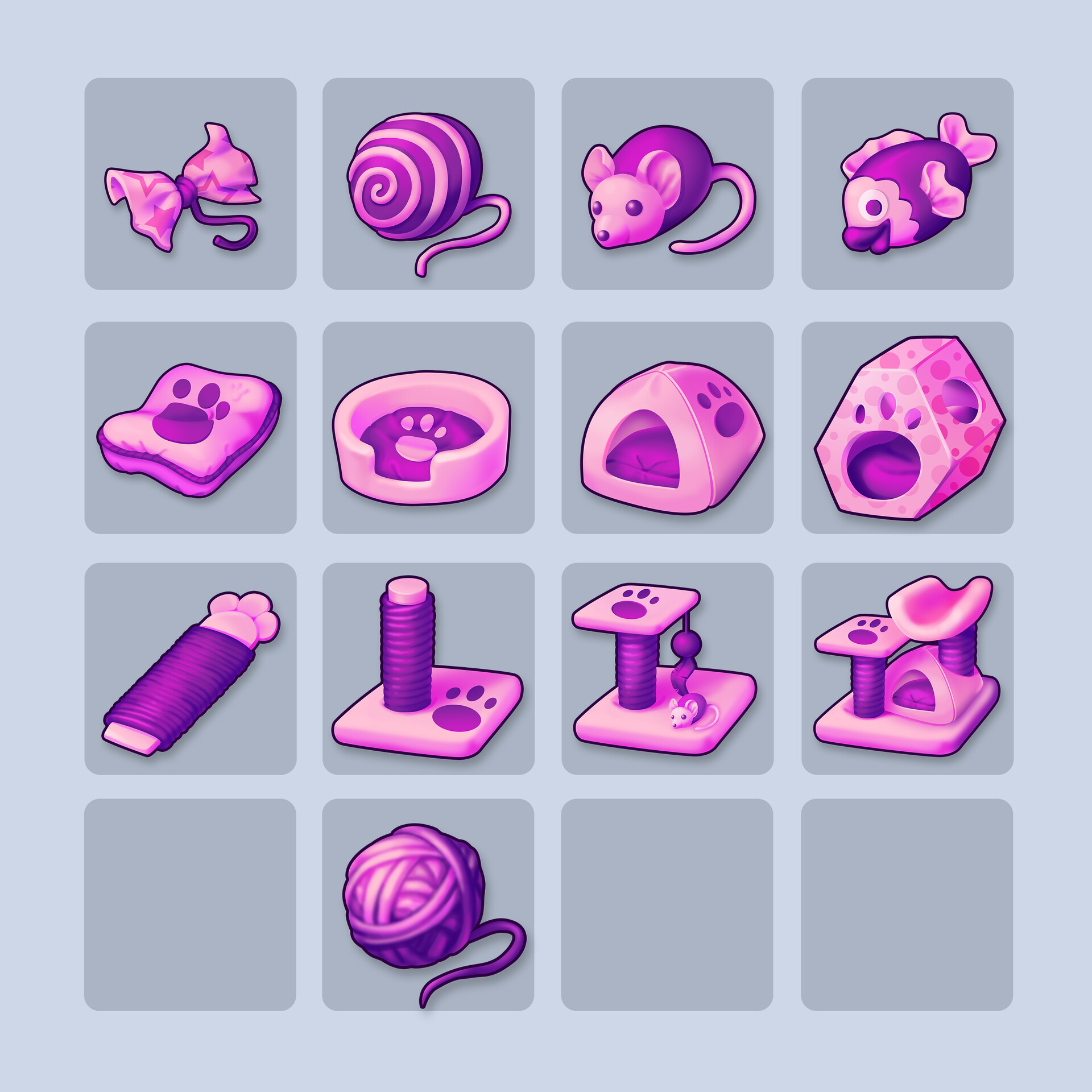 ArtStation - pink icons