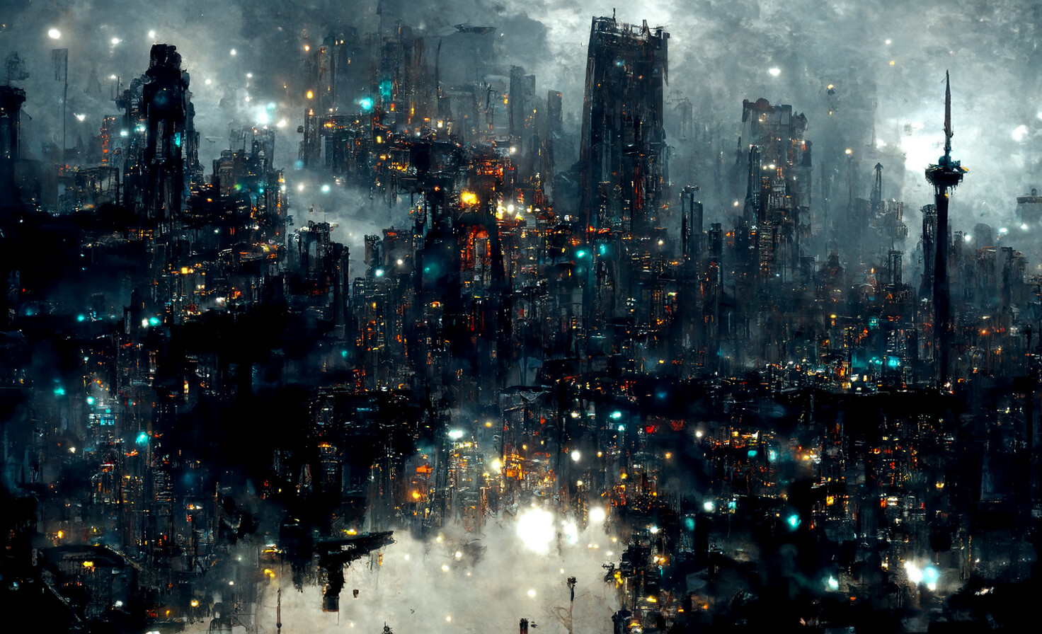 ArtStation - Cyberpunk city in 4k