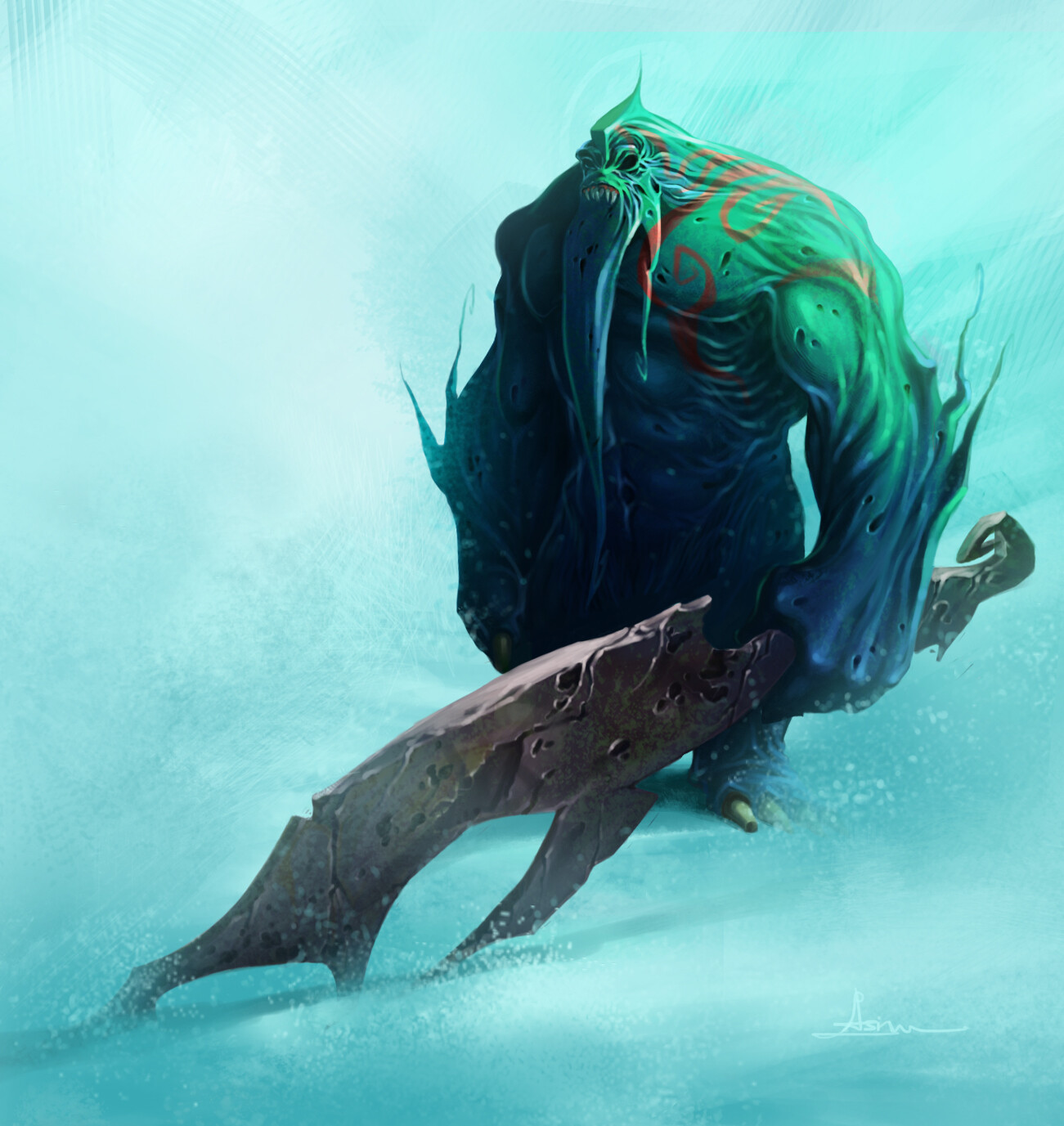 ArtStation - SNOW MONSTER