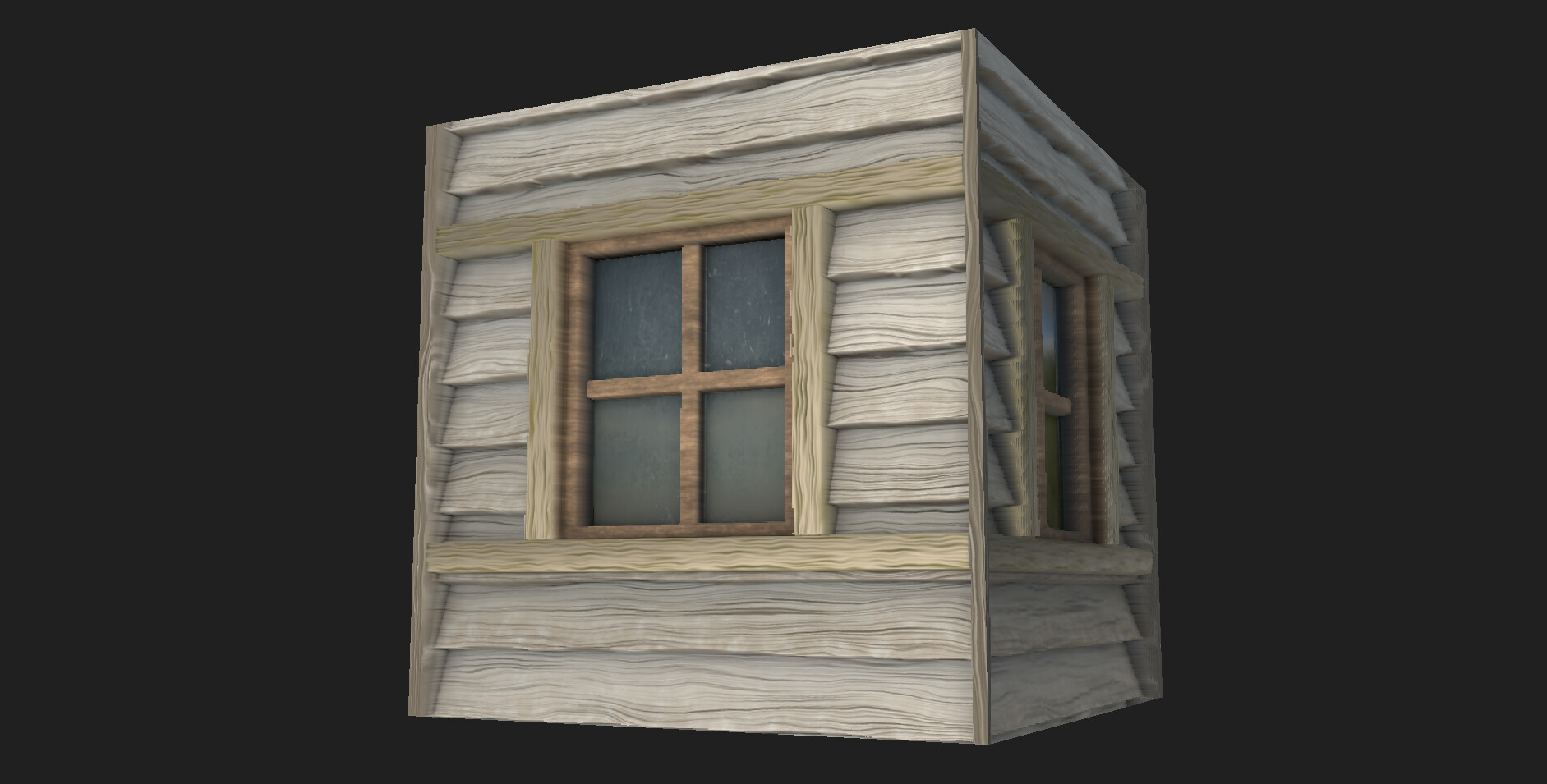 ArtStation - Wooden Rural Facade