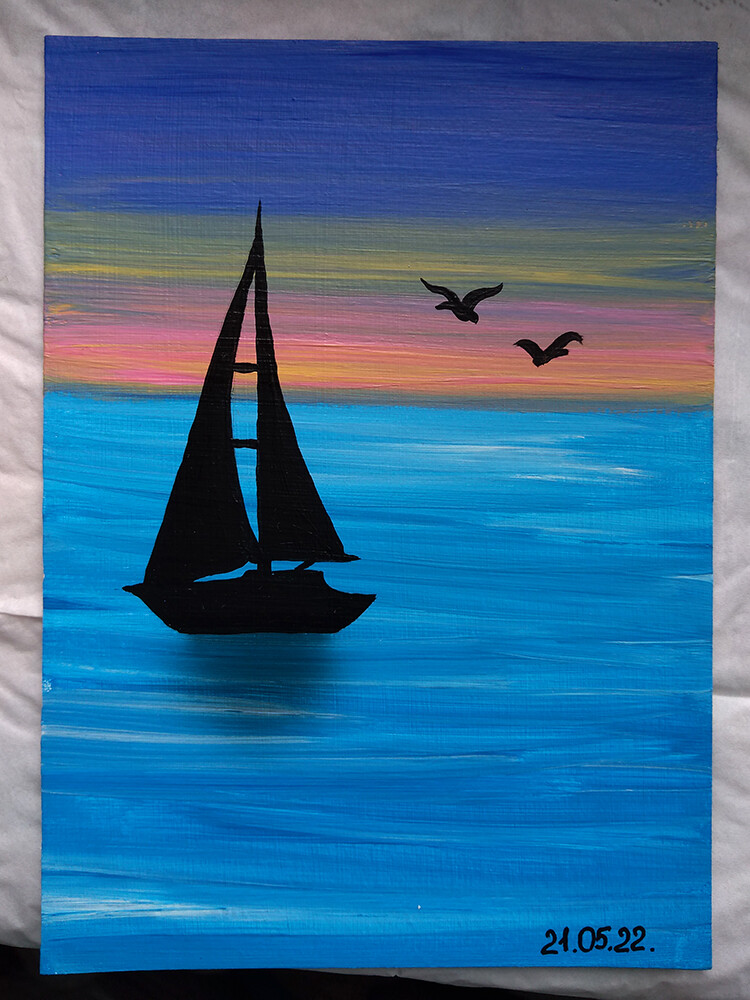 Easy Sailboat Painting