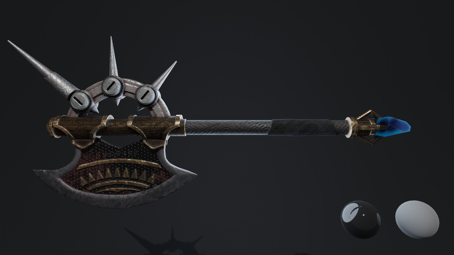 Nelleko Cabrera - Techno Viking Axe for games