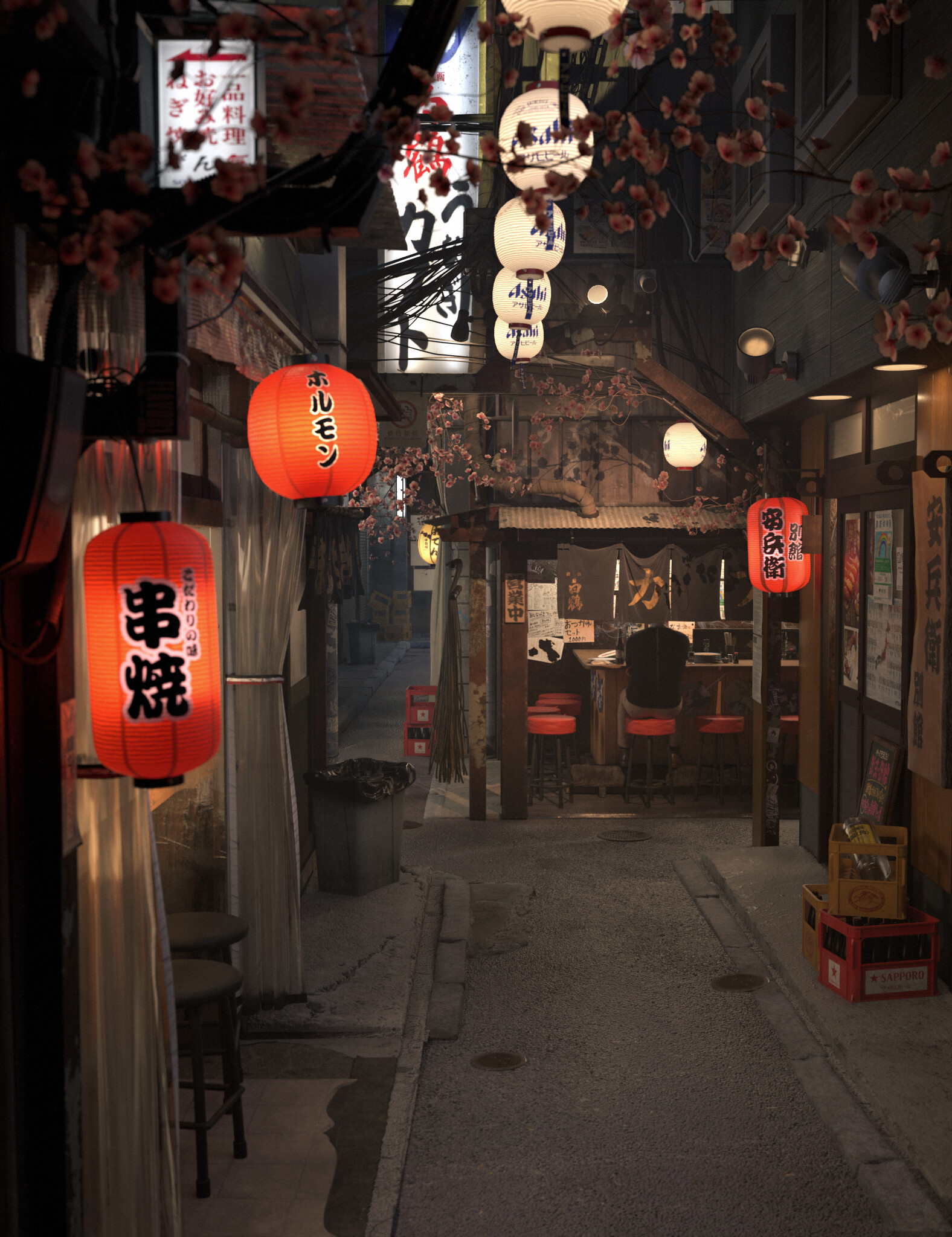 ArtStation - Omoide Yokocho Shinjuku
