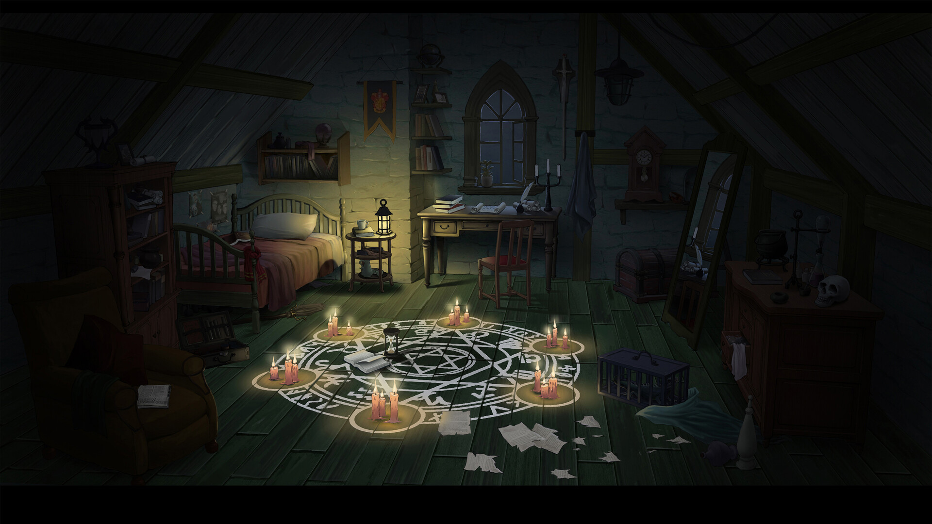 ArtStation - Wizard's room