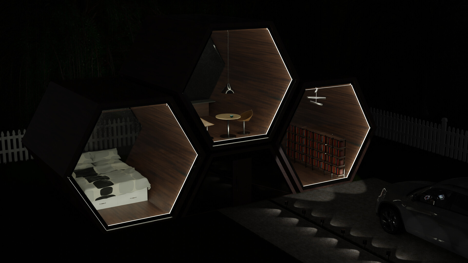 ArtStation - Hive Inspired House Concept