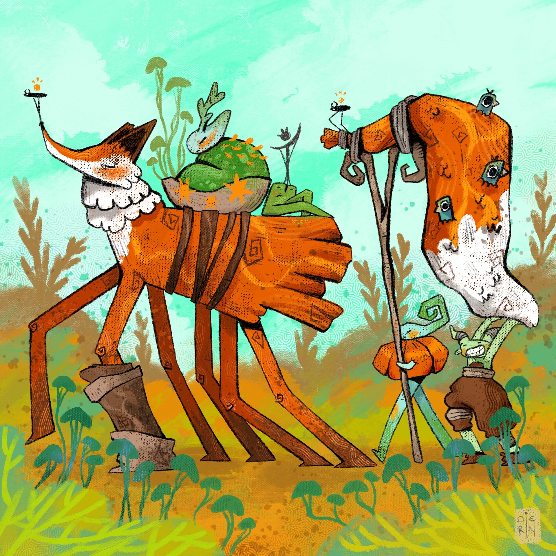 ArtStation - Sacred Tail and Carriers