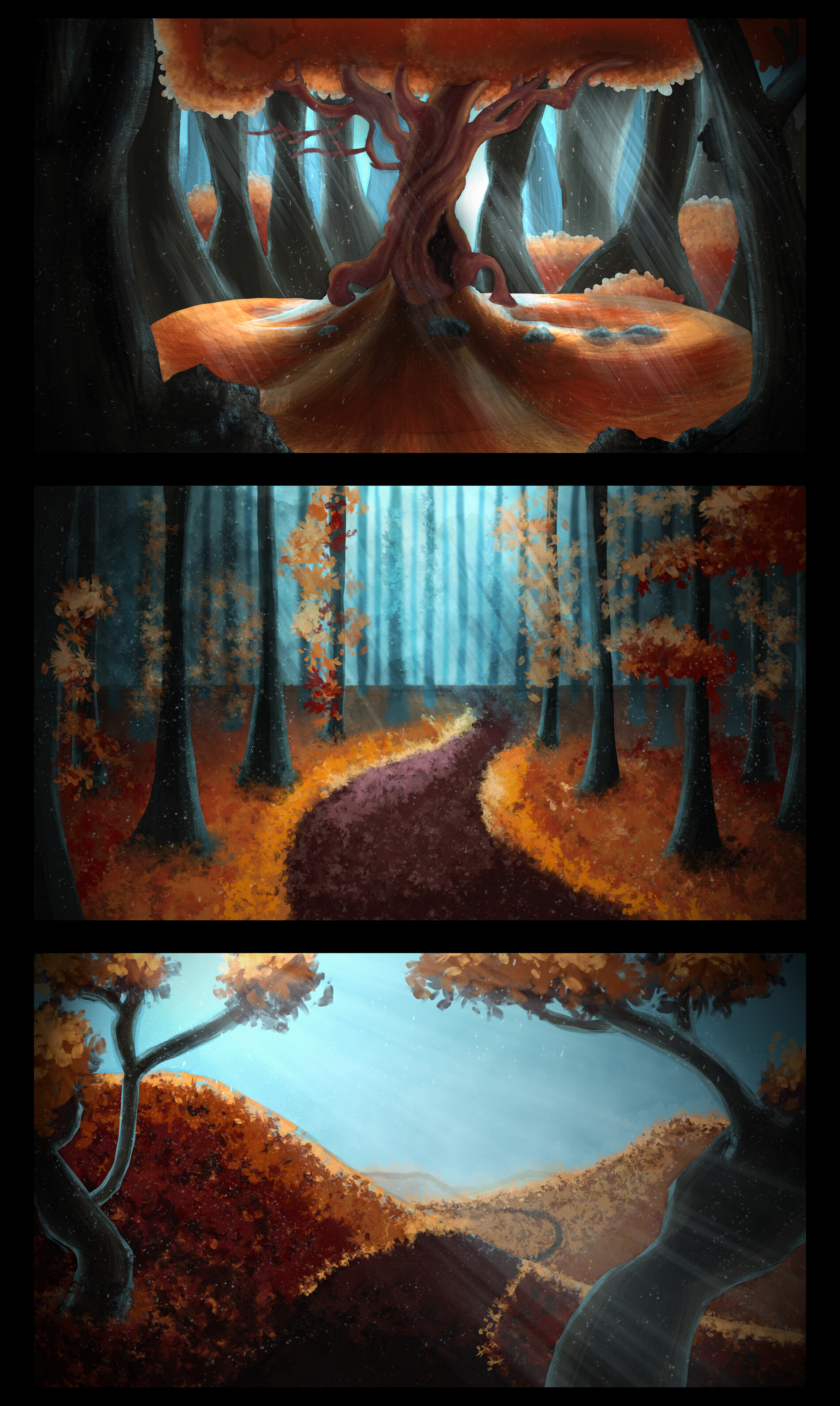 ArtStation - Colorfull Tryptic